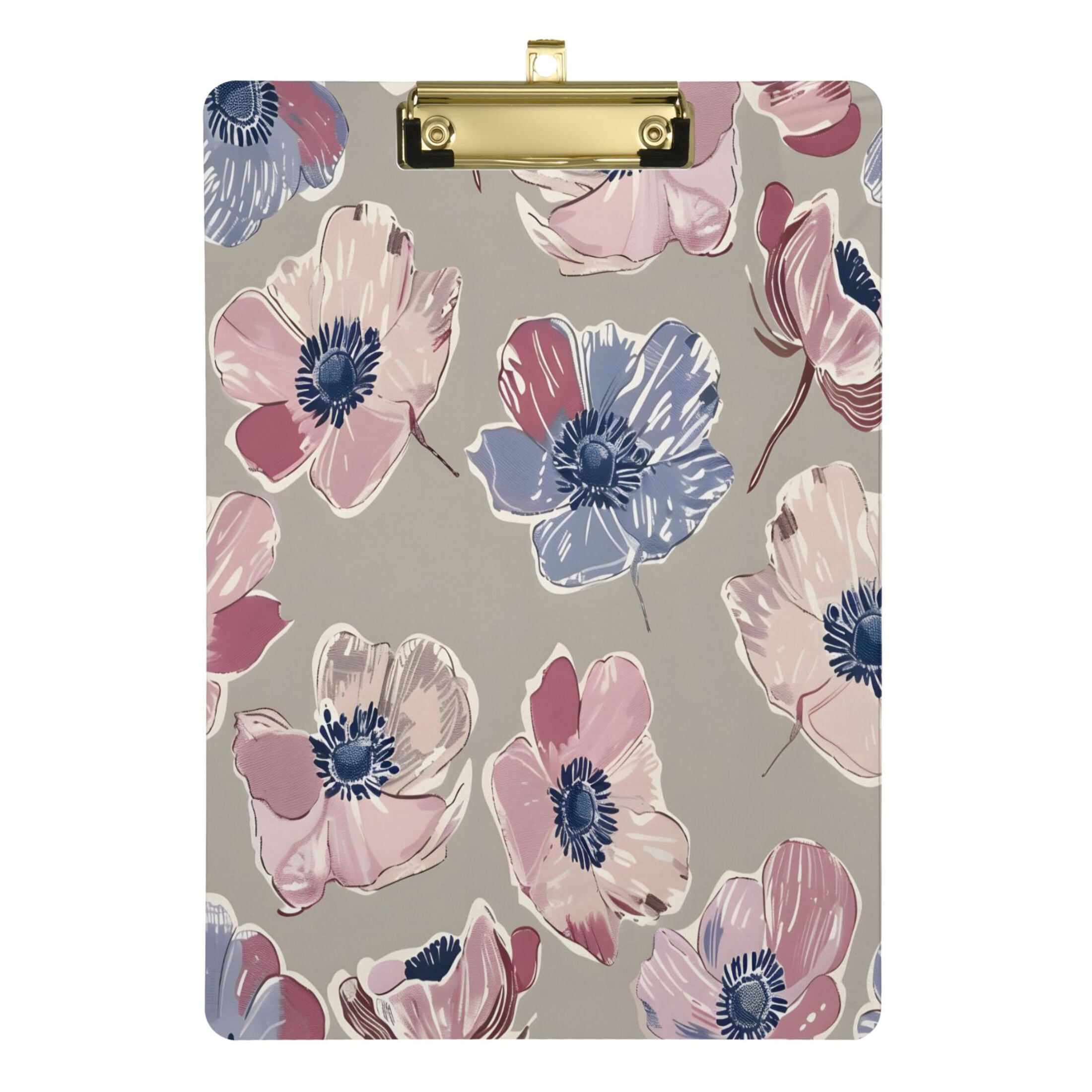Exotic Anemone Flower Acrylic Clipboards A4 Standard Letter Size ...