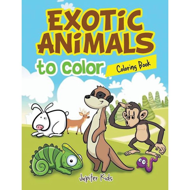 Exotic Animals to Color Coloring Book (Paperback) - Walmart.com