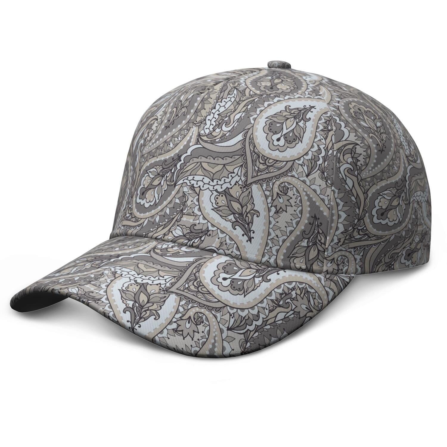 Exotic Artistic Paisley Cap - Structured 6-Panel Design with ...