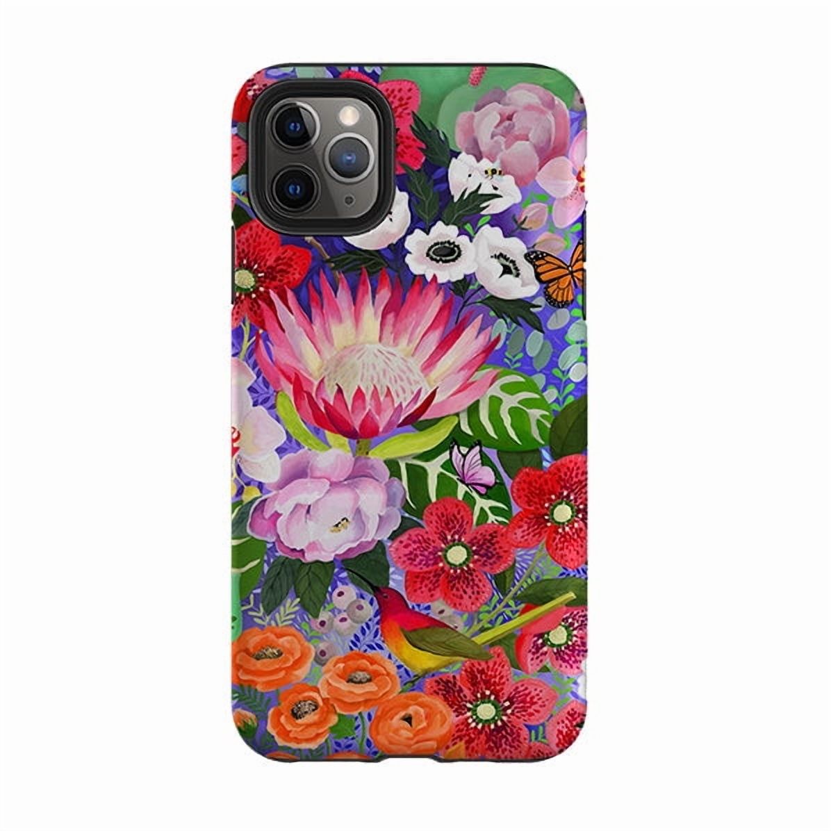 Exotic Birds Tropical Jungle Art Phone Case for iPhone 16 15 14 13 12 ...