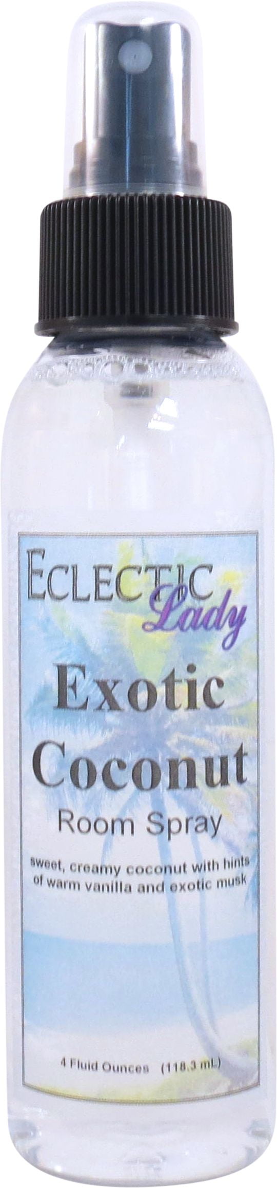 Exotic Coconut Room Spray by Eclectic Lady, 4 Ounces, Fragrant Aromatic ...