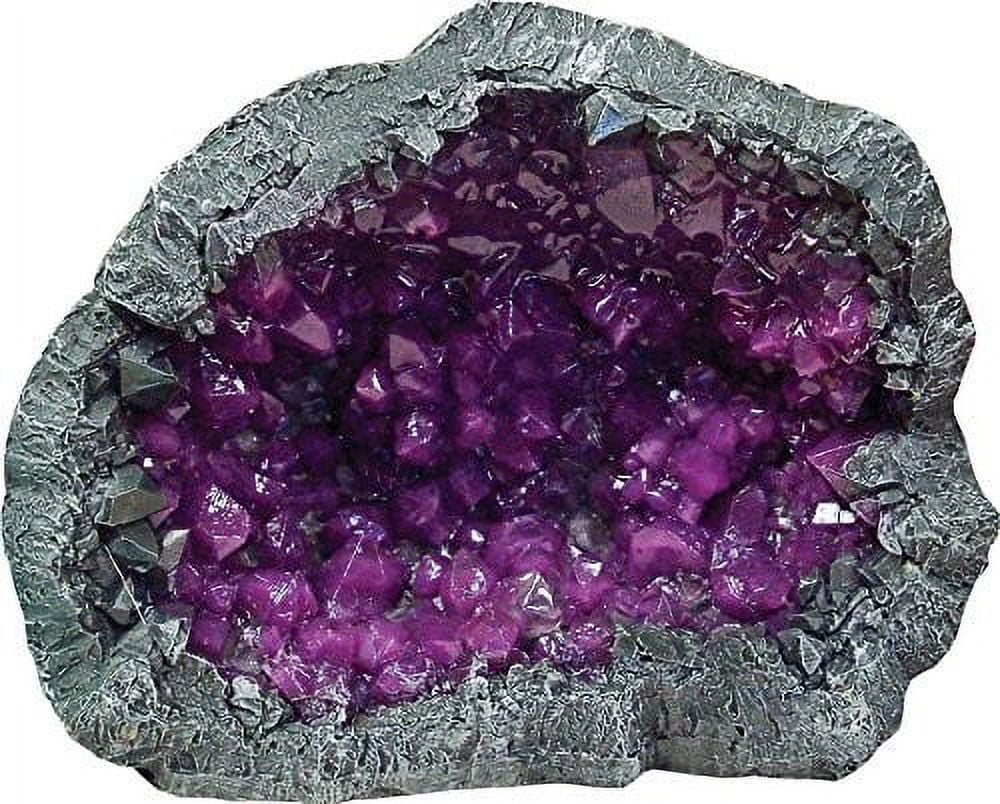 Exotic Enviroments Purple Geode Aquarium Décor Stone, 4.5" - Walmart.com