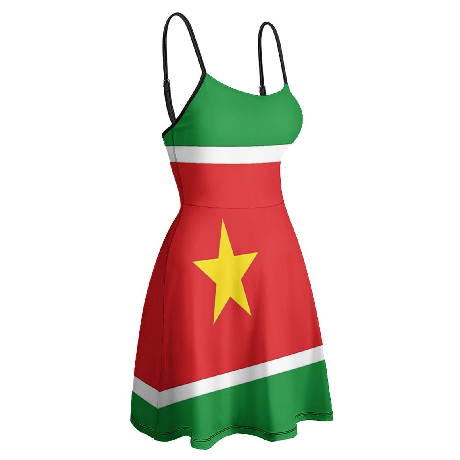 Exotic Flag of The Community of Madrid Women's Sling Dress Funny ...