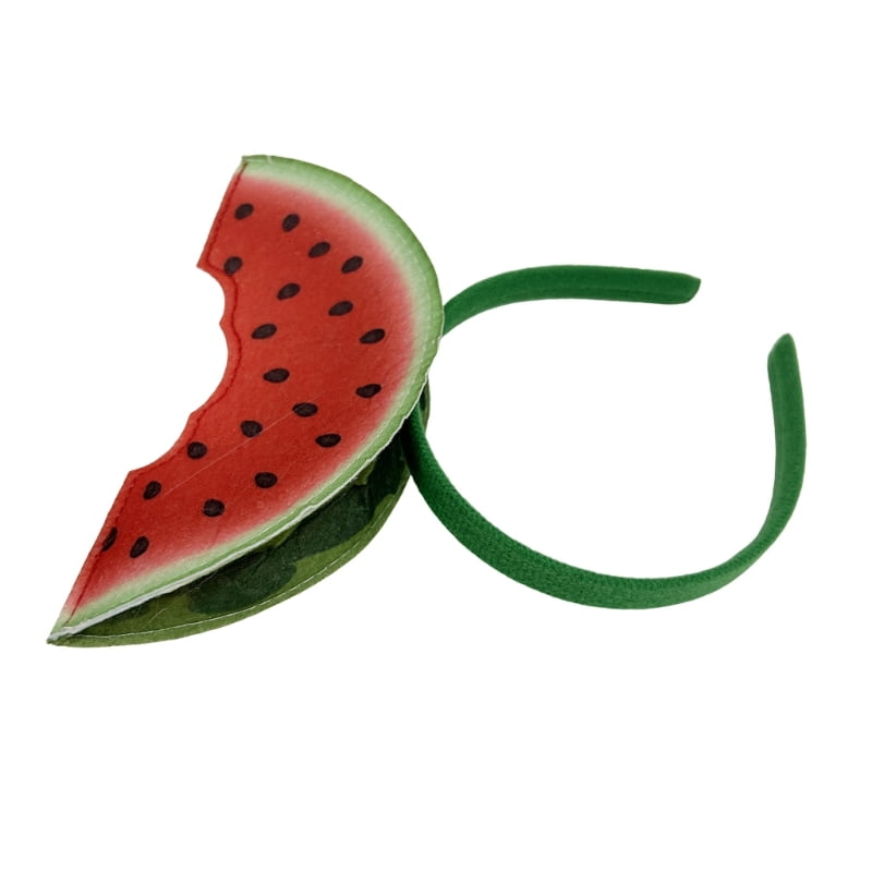 Exotic Hawaiian Watermelon Headpiece Fruit Theme Headband for Birthdays ...
