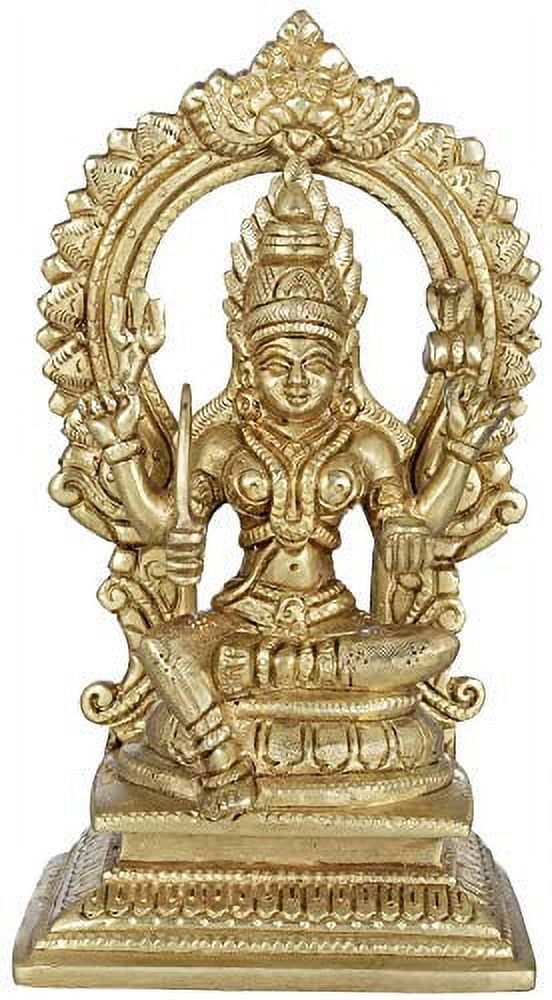 Exotic India Santoshi Maa - Brass Statue - Walmart.com