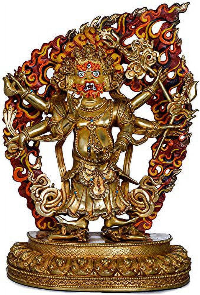 Exotic India Superfine Six Armed Mahakala - Made in Nepal Tibetan ...