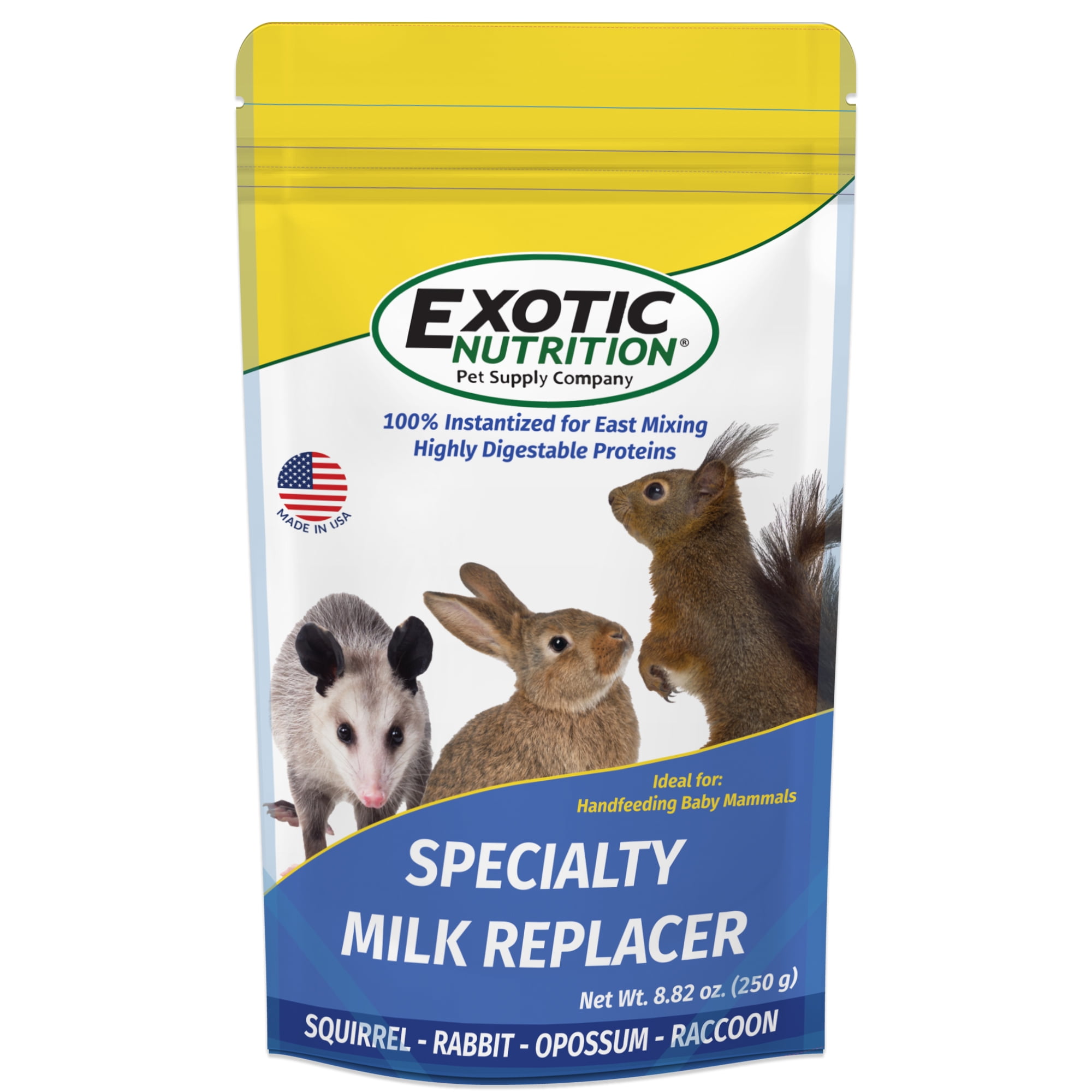Exotic Nutrition Specialty Milk Replacer 8.8 oz. - Walmart.com