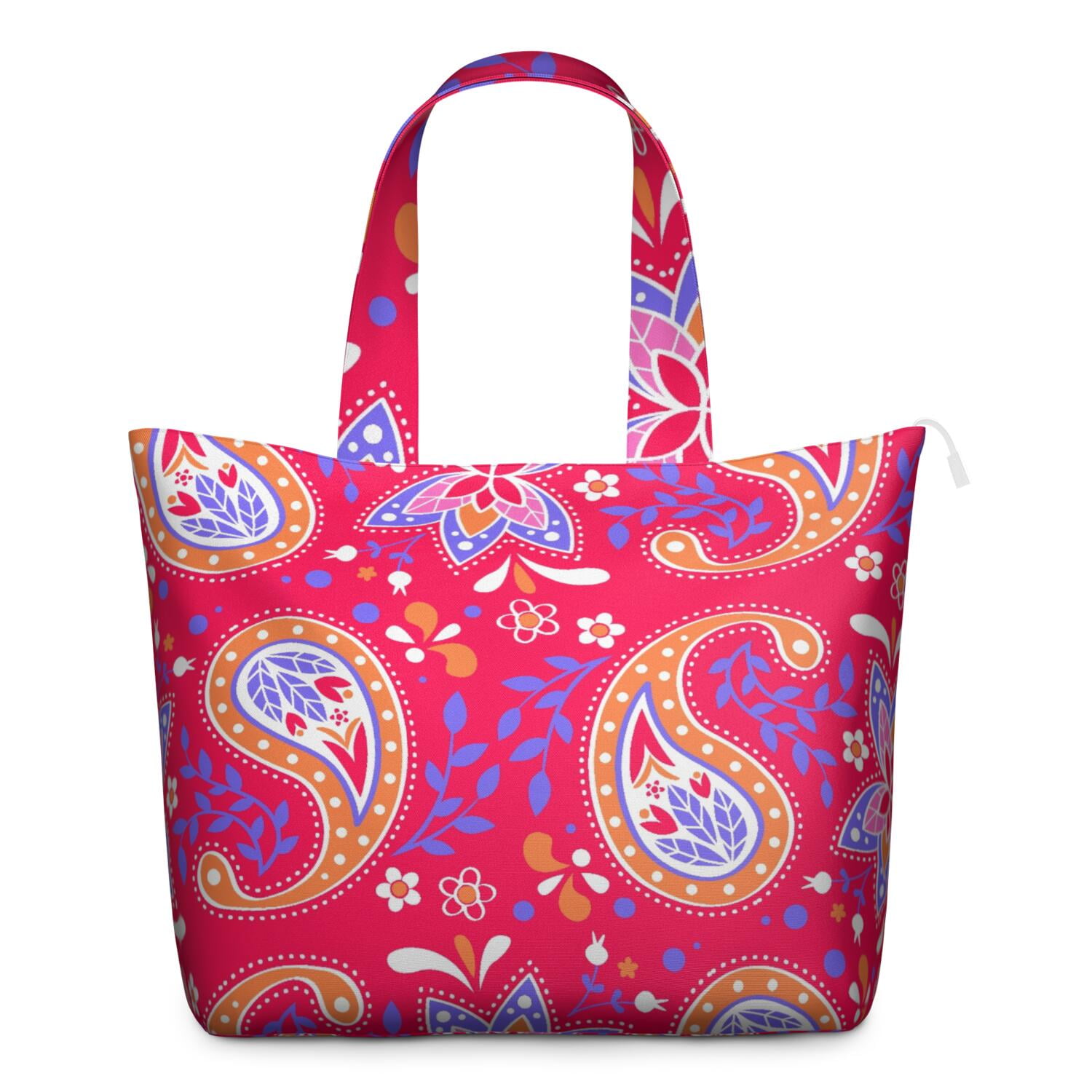Exotic Paisley Artwork Duffel Bohemian Chic Weekender Bag with Artistic ...
