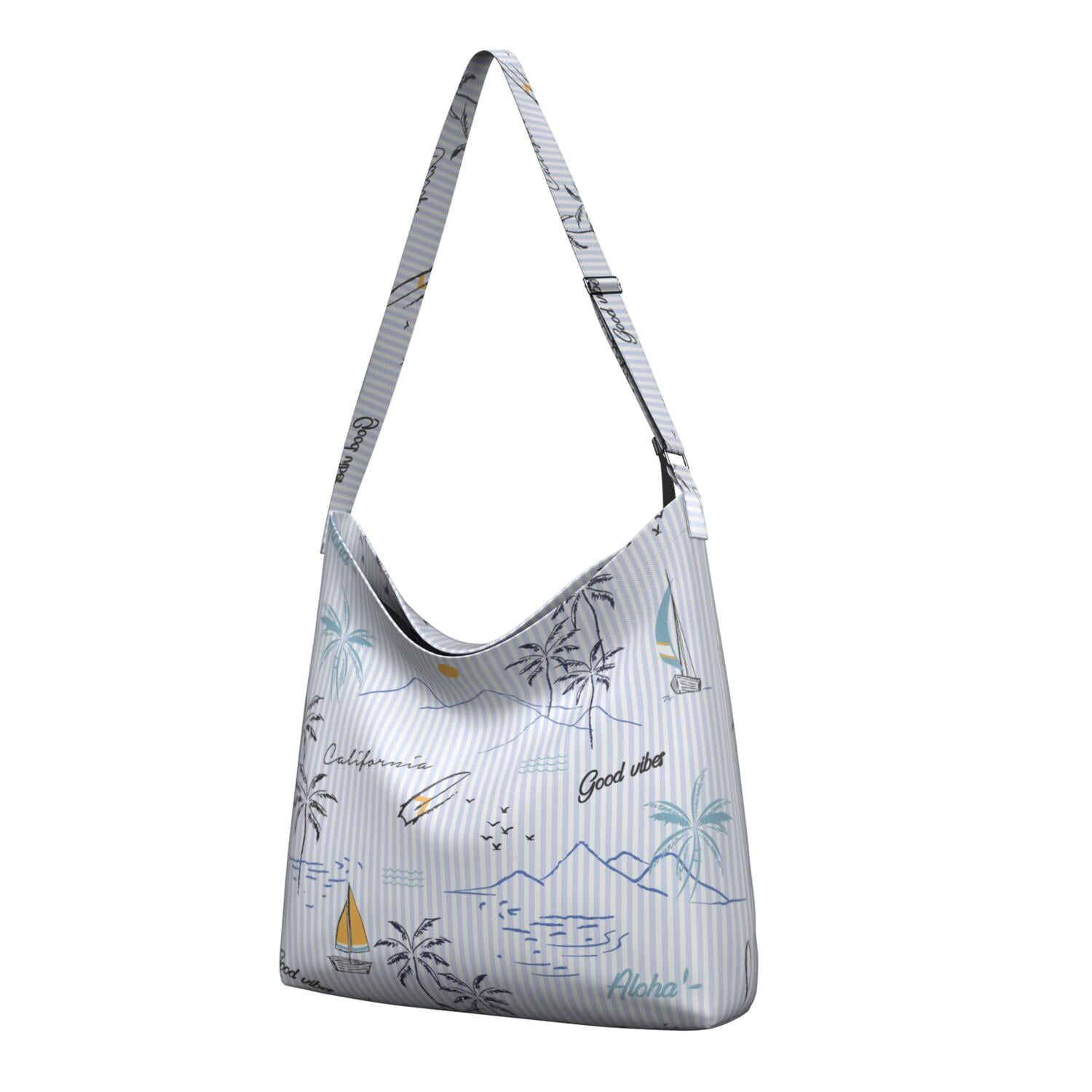 Exotic Palm Tree Crossbody Bag - Versatile Beach Vacation Purse with ...