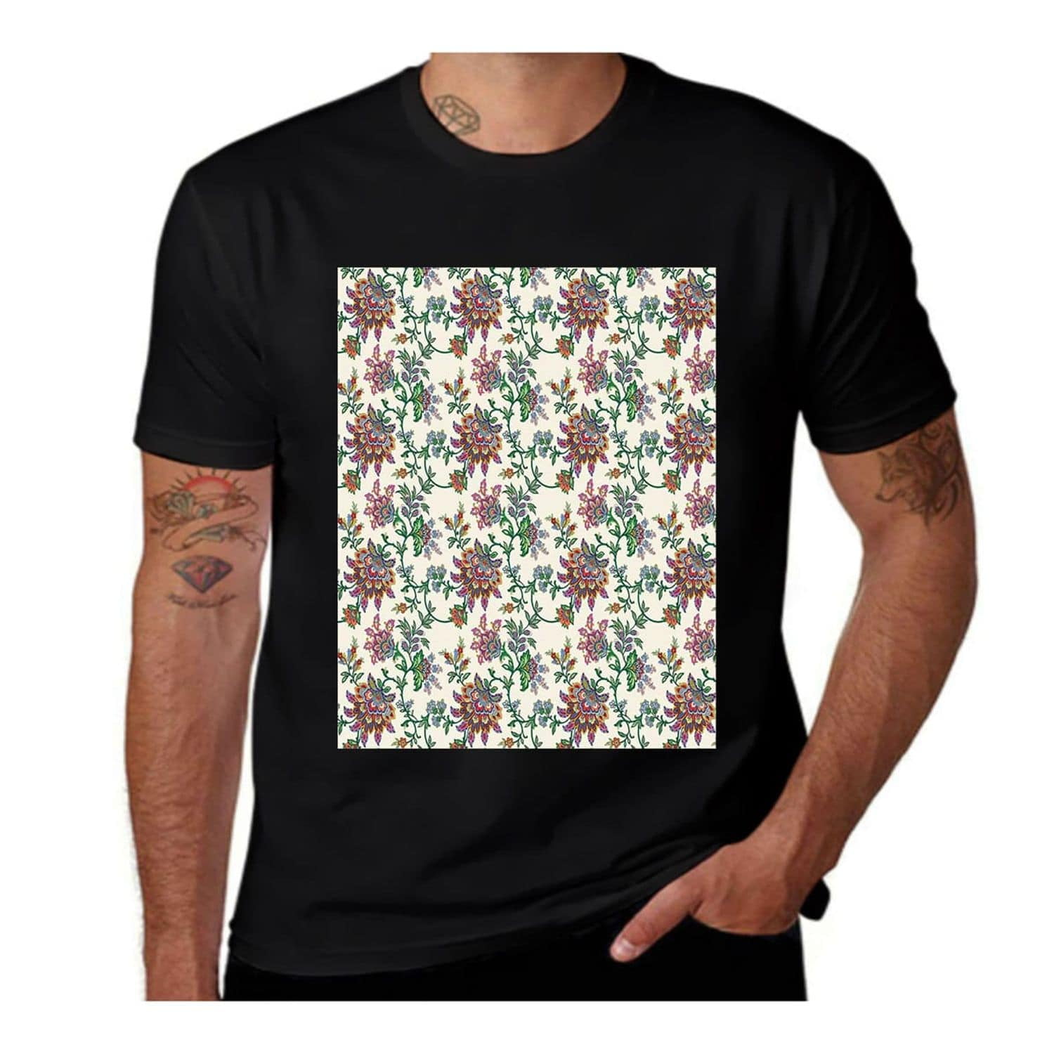 Exotic Peacock-Feather-Dark Blue- Casual Streetwea Everyday Tshirt ...