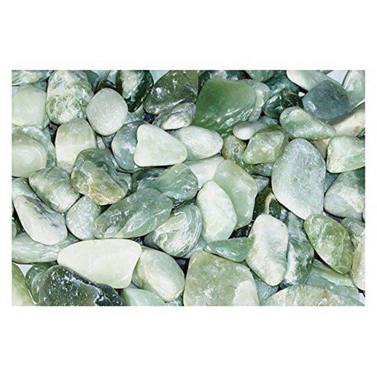 Exotic Pebbles 20 lbs Polished Jade Pebbles - Walmart.com