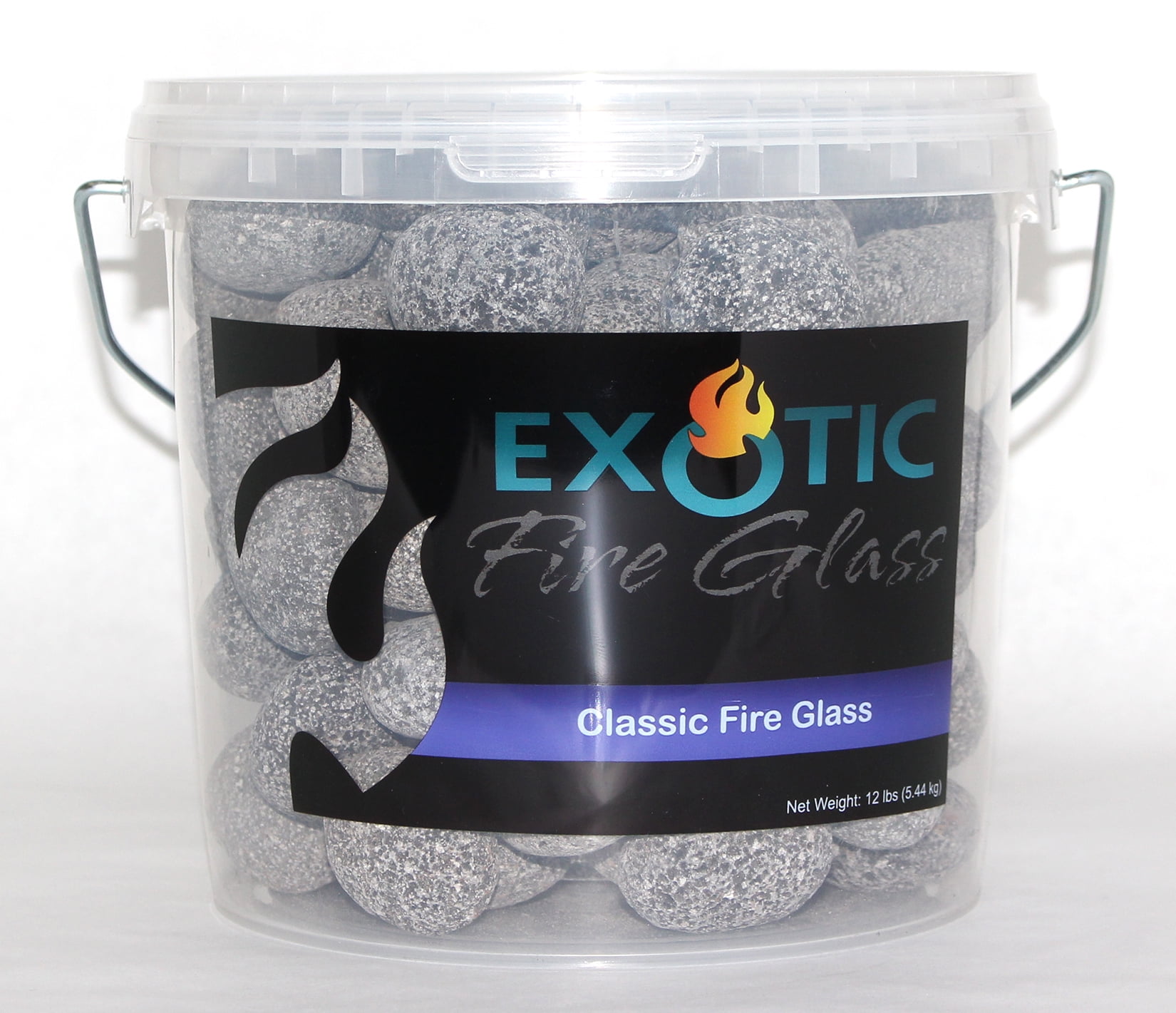 Exotic Pebbles & Aggregates Efg-L1030 12 Lbs 1/2" Medium Black Classic ...