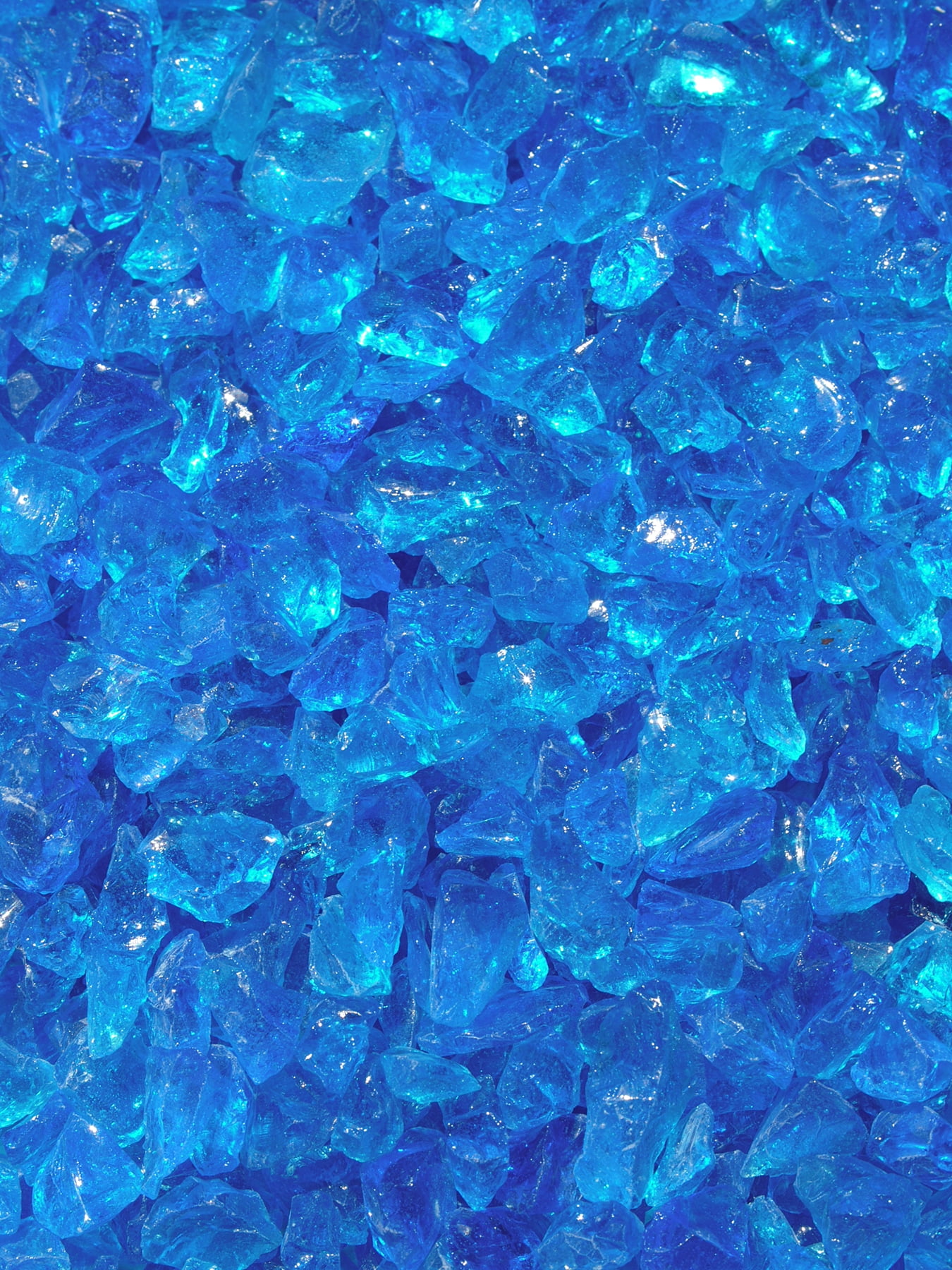 Exotic Pebbles & Aggregates Eg10-L04 10 Lb Turquoise Glass Pebbles ...