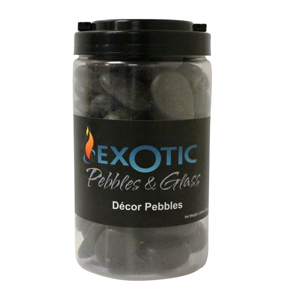 Exotic Pebbles PBS-1030J Decor Pebbles, Black, 7-15mm, 5-Lbs. - Walmart.com