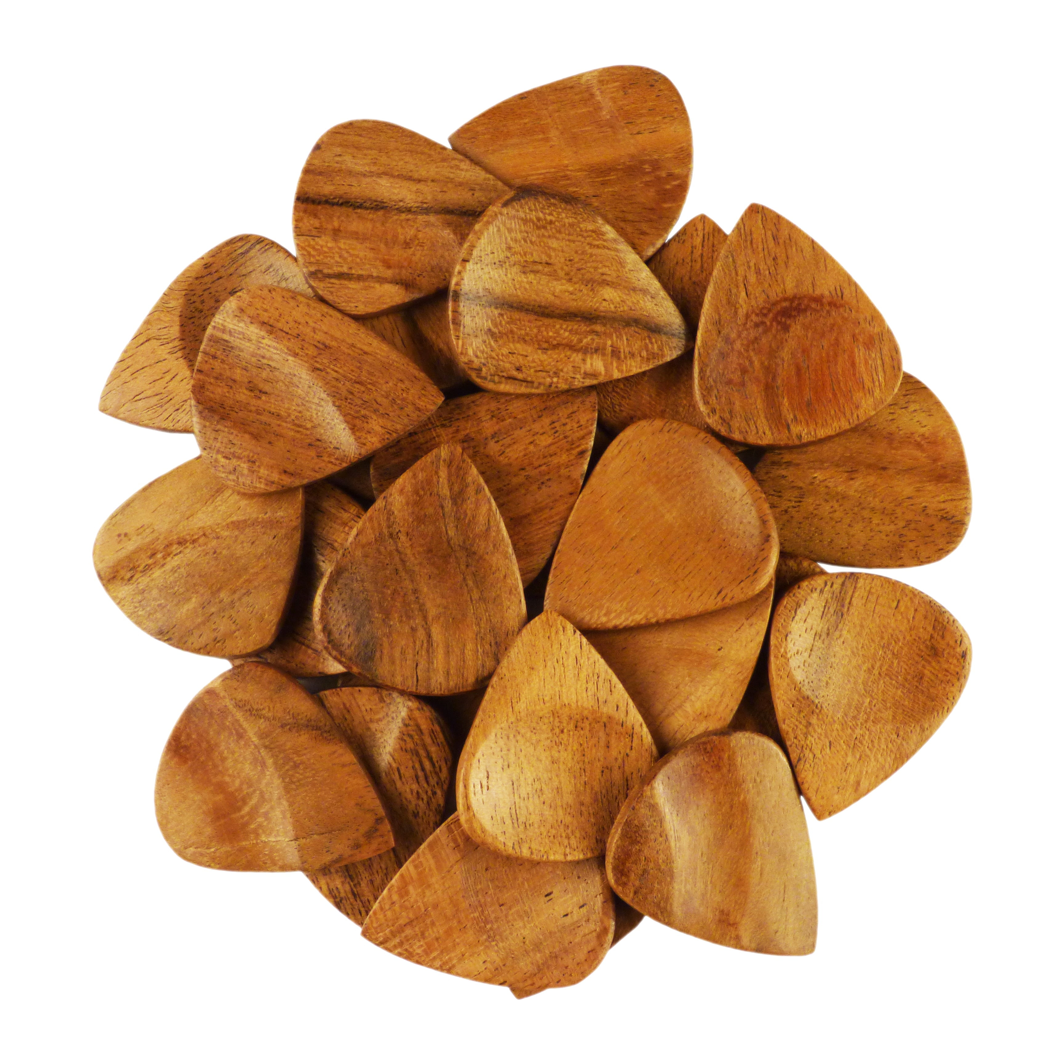 Exotic Plectrums - Acacia Wood Guitar Or Bass Pick - 3.0 mm Ultra Heavy ...