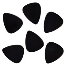 Dunlop Jazz II Guitar Pick - Pack of 6 - 1.18mm - Black - Walmart.com