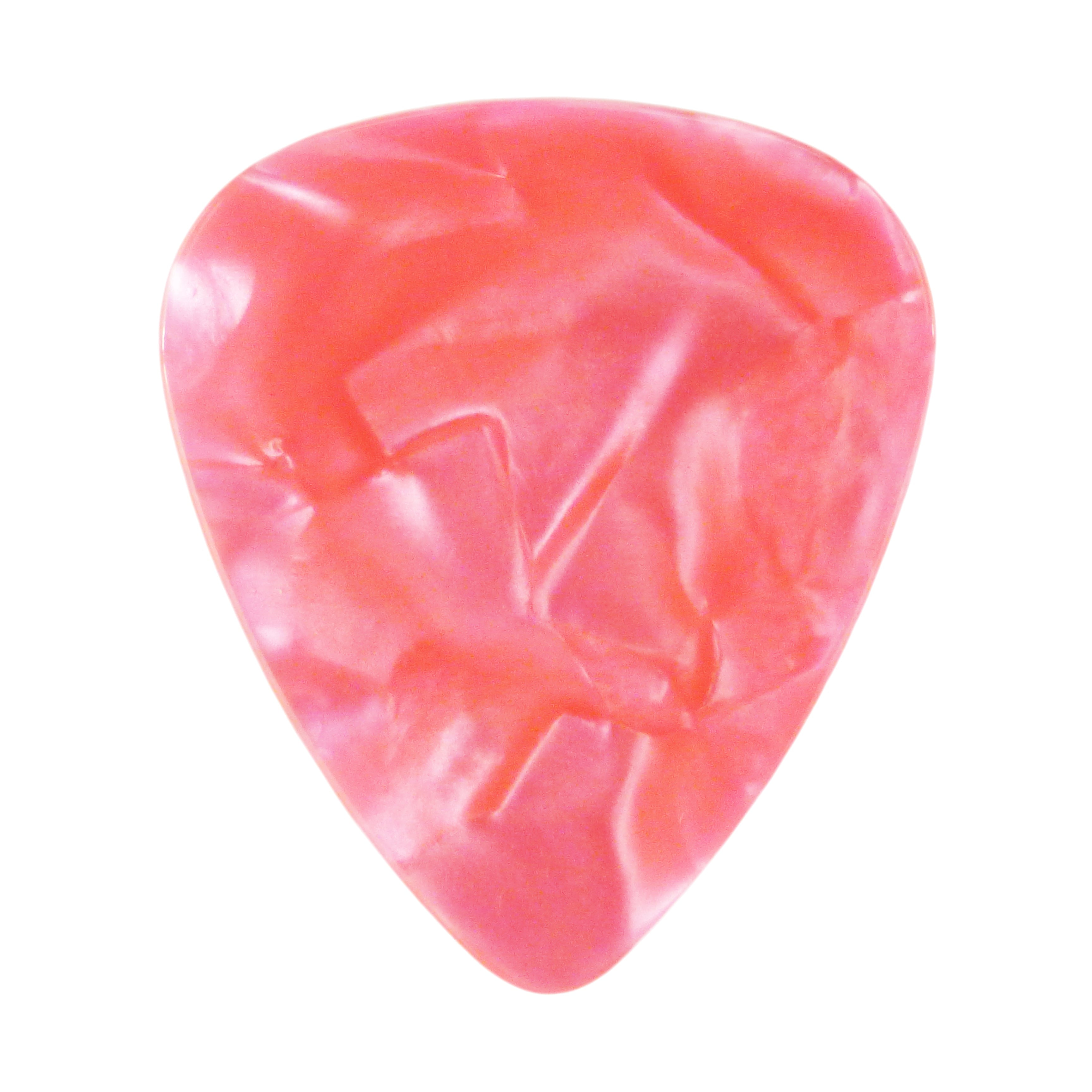 Exotic Plectrums - Celluloid Pink Pearl Guitar Or Bass Pick - 0.96 mm ...