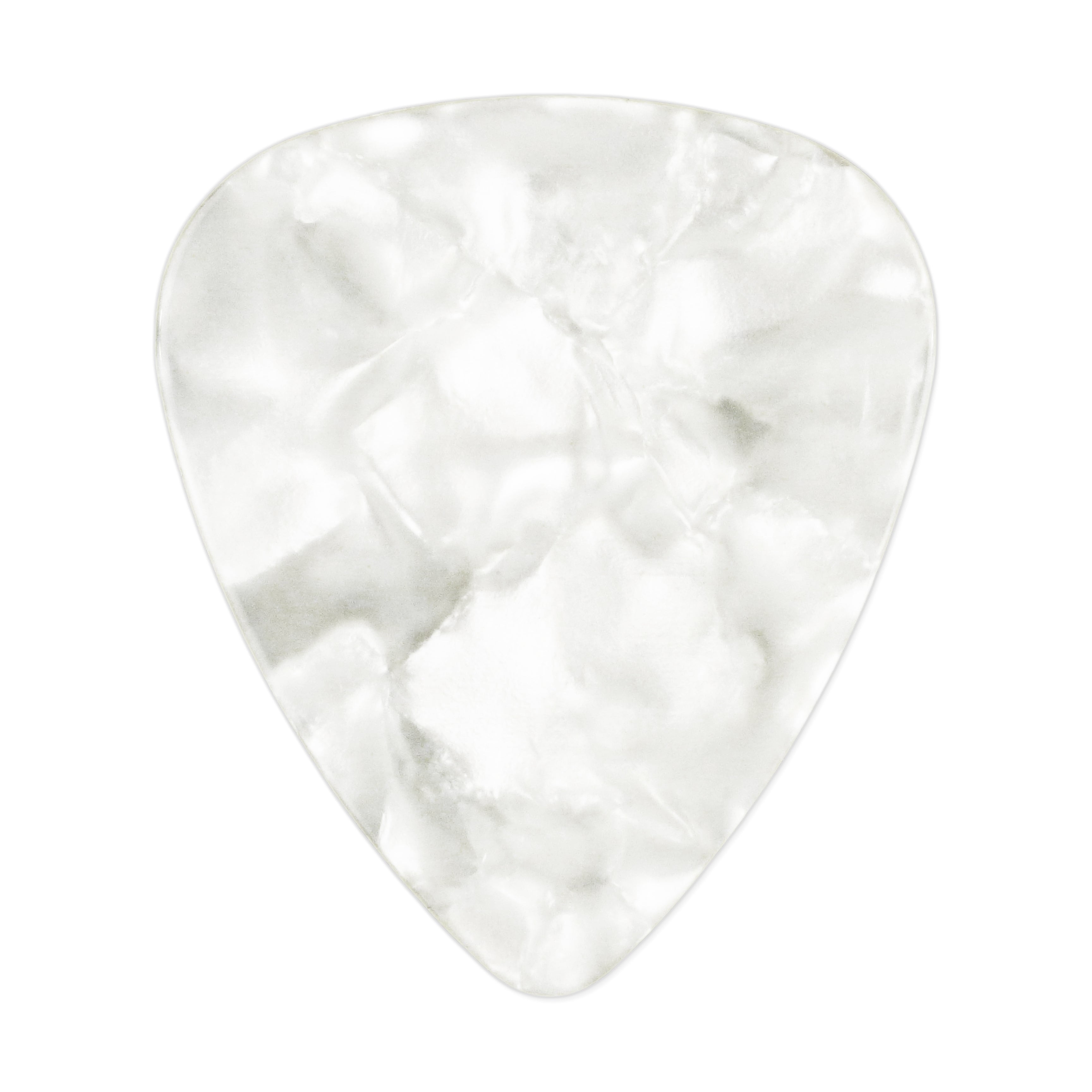 Exotic Plectrums - Celluloid White Pearl Guitar Or Bass Pick - 0.96 mm ...
