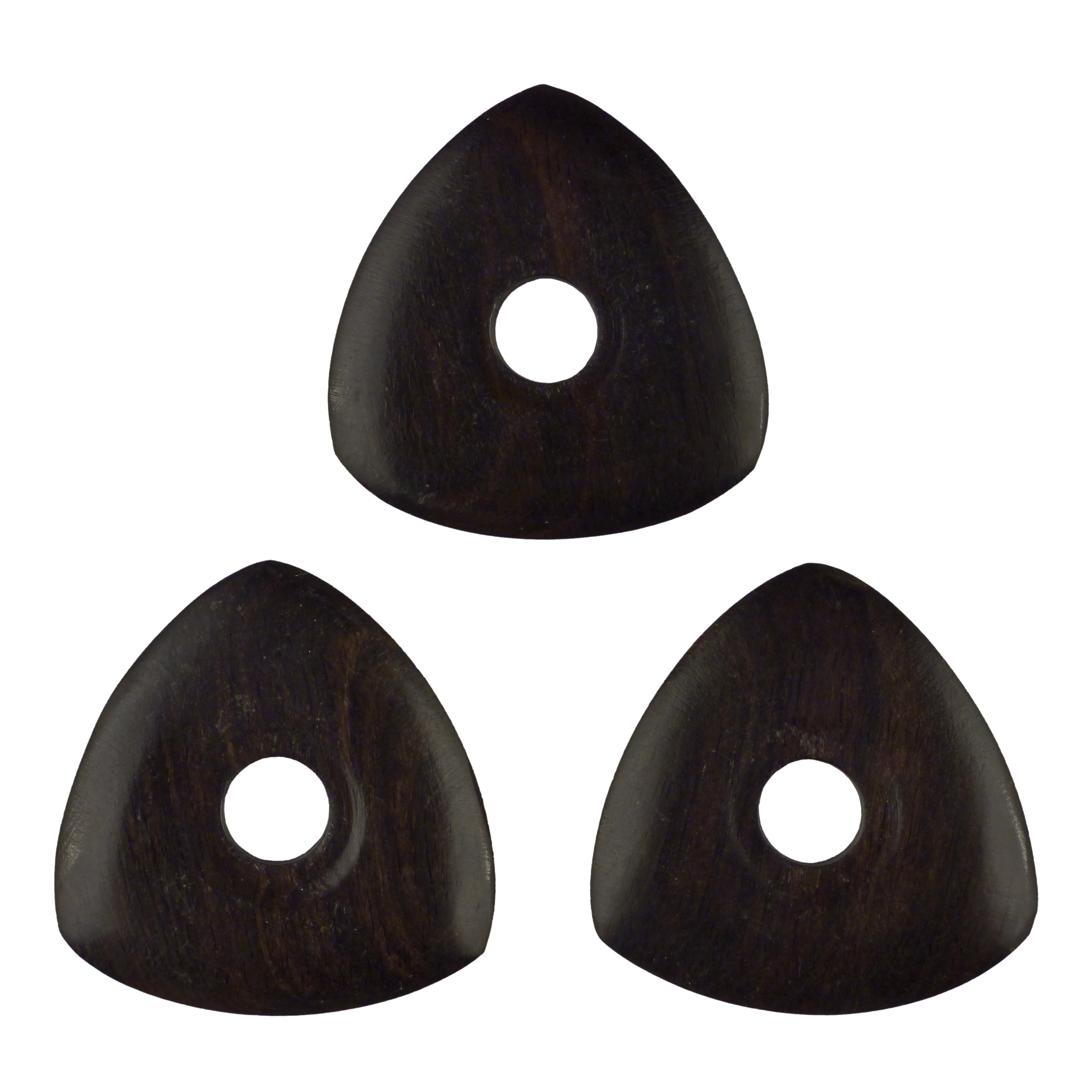 Exotic Plectrums - Ebony Wood Guitar Or Bass Pick - 4.0 mm Ultra Heavy ...