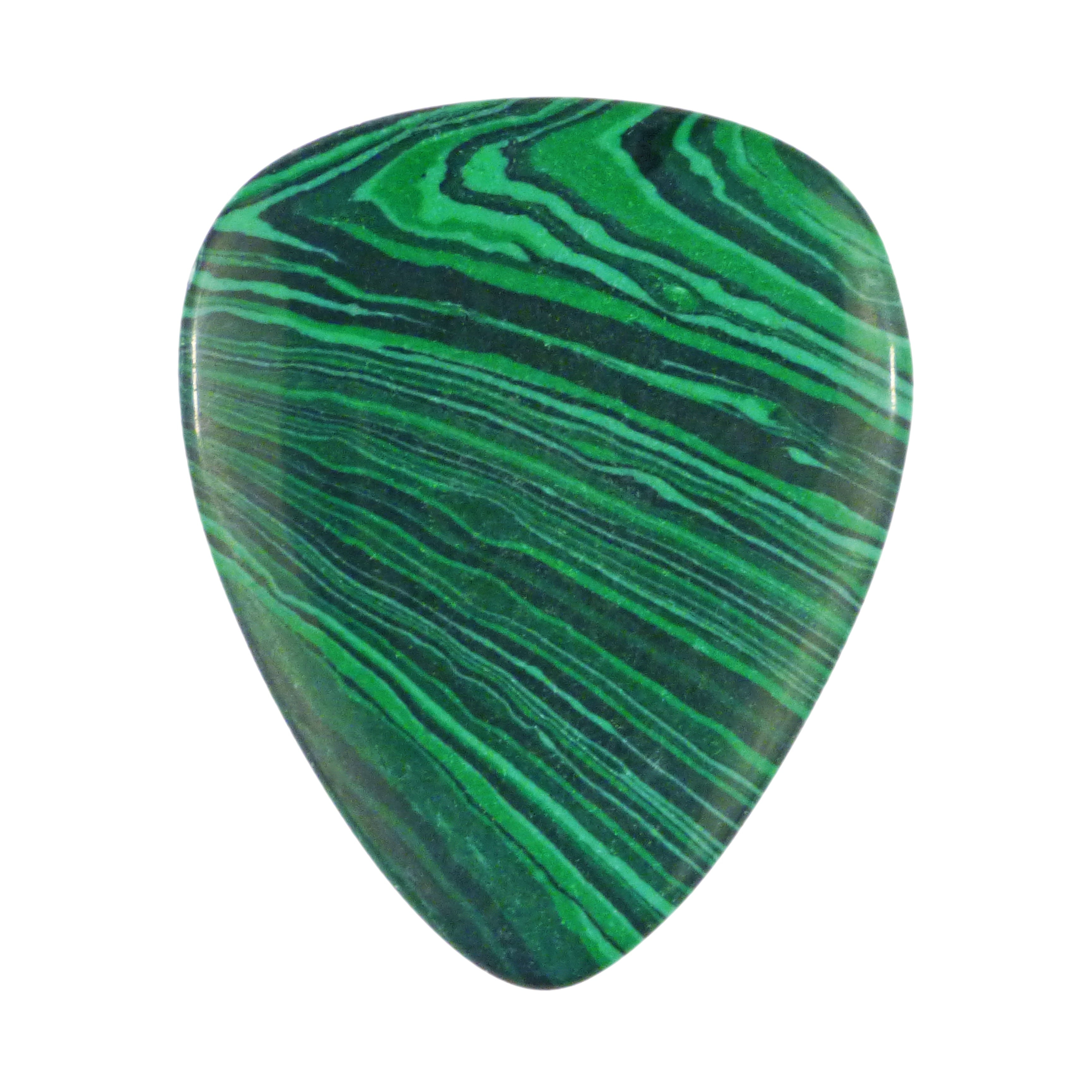 Exotic Plectrums - Green Malachite Stone Guitar Or Bass Pick - 3.0 mm ...