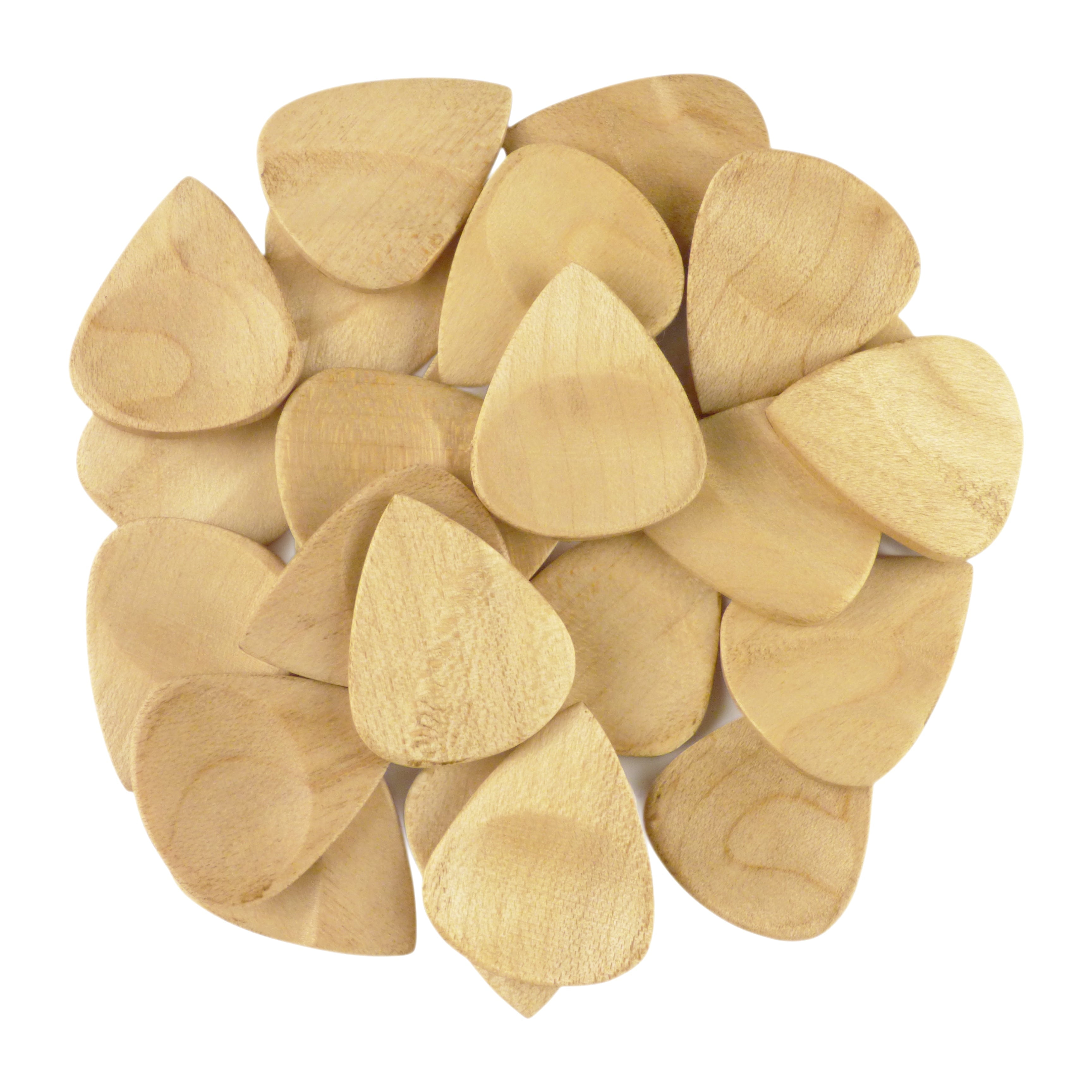 Exotic Plectrums - Maple Wood Guitar Or Bass Pick - 3.0 mm Ultra Heavy ...