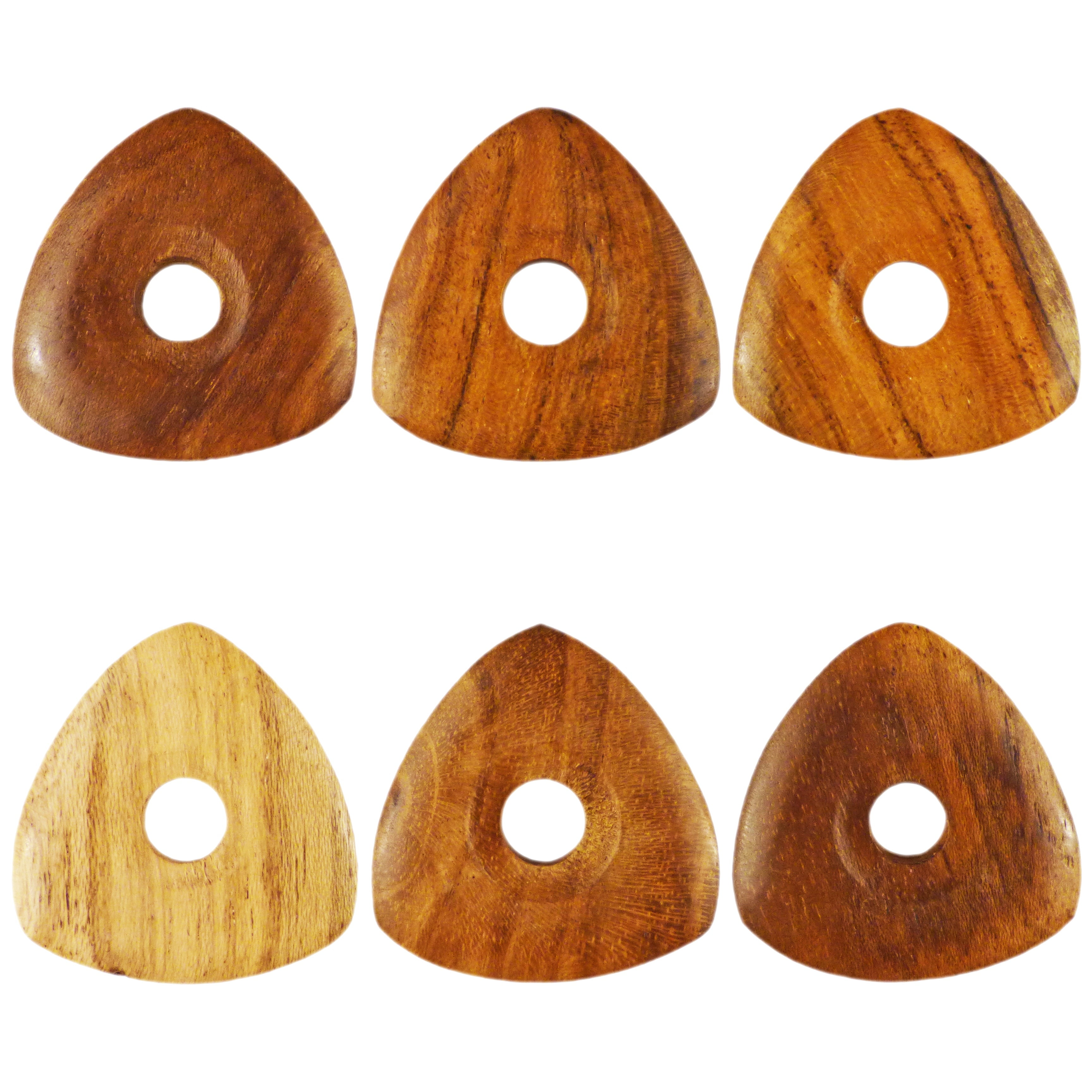 Exotic Plectrums - Teak Wood Guitar Or Bass Pick - 4.0 mm Ultra Heavy ...