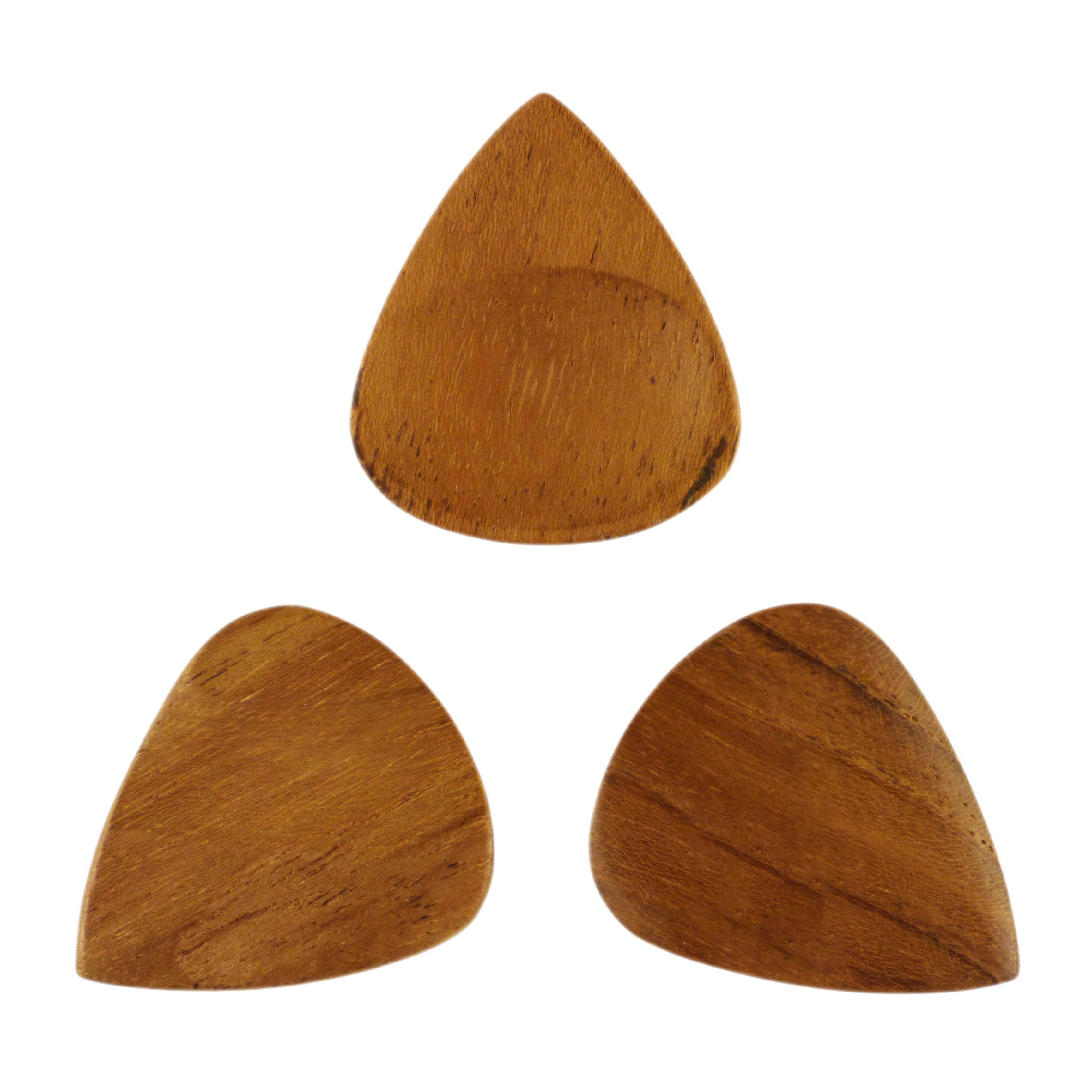 Exotic Plectrums - Teak Wood Guitar Or Bass Pick - 3.0 mm Ultra Heavy ...