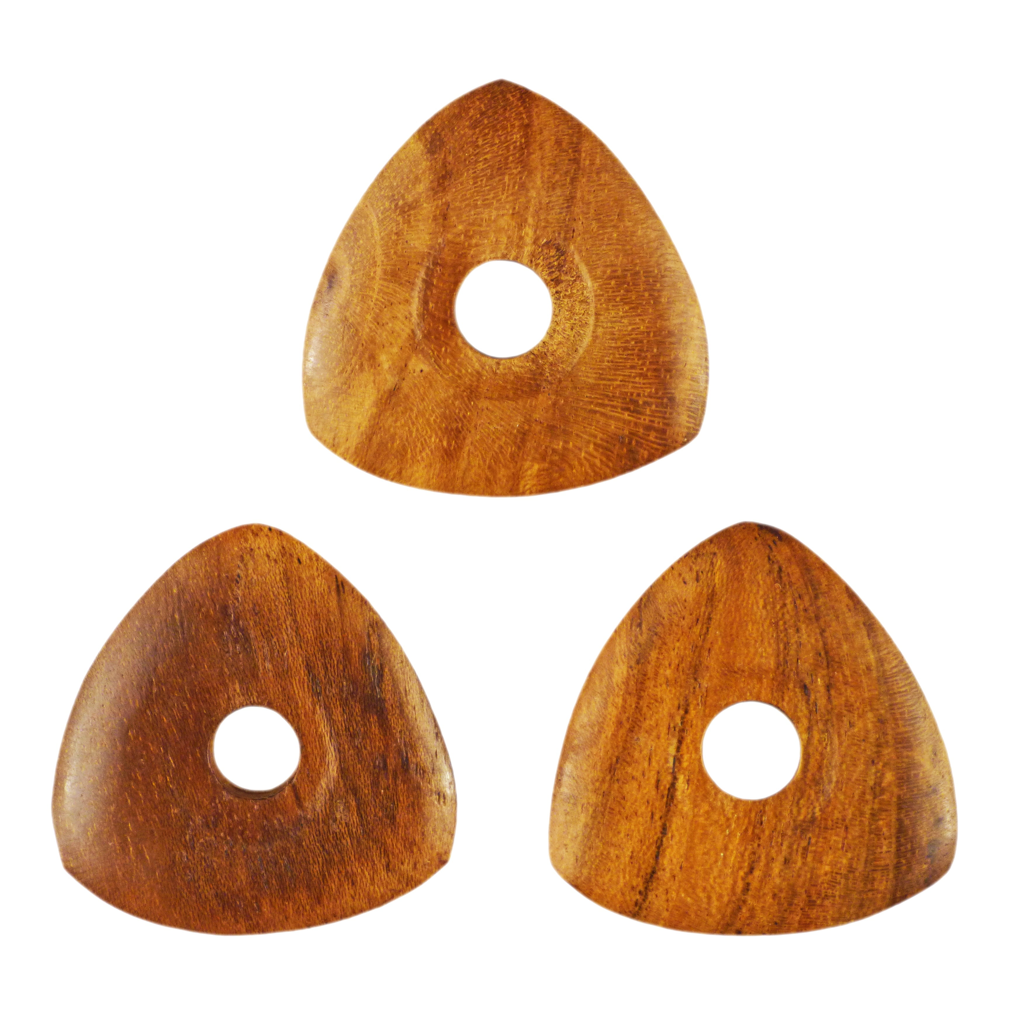 Exotic Plectrums - Teak Wood Guitar Or Bass Pick - 4.0 mm Ultra Heavy ...