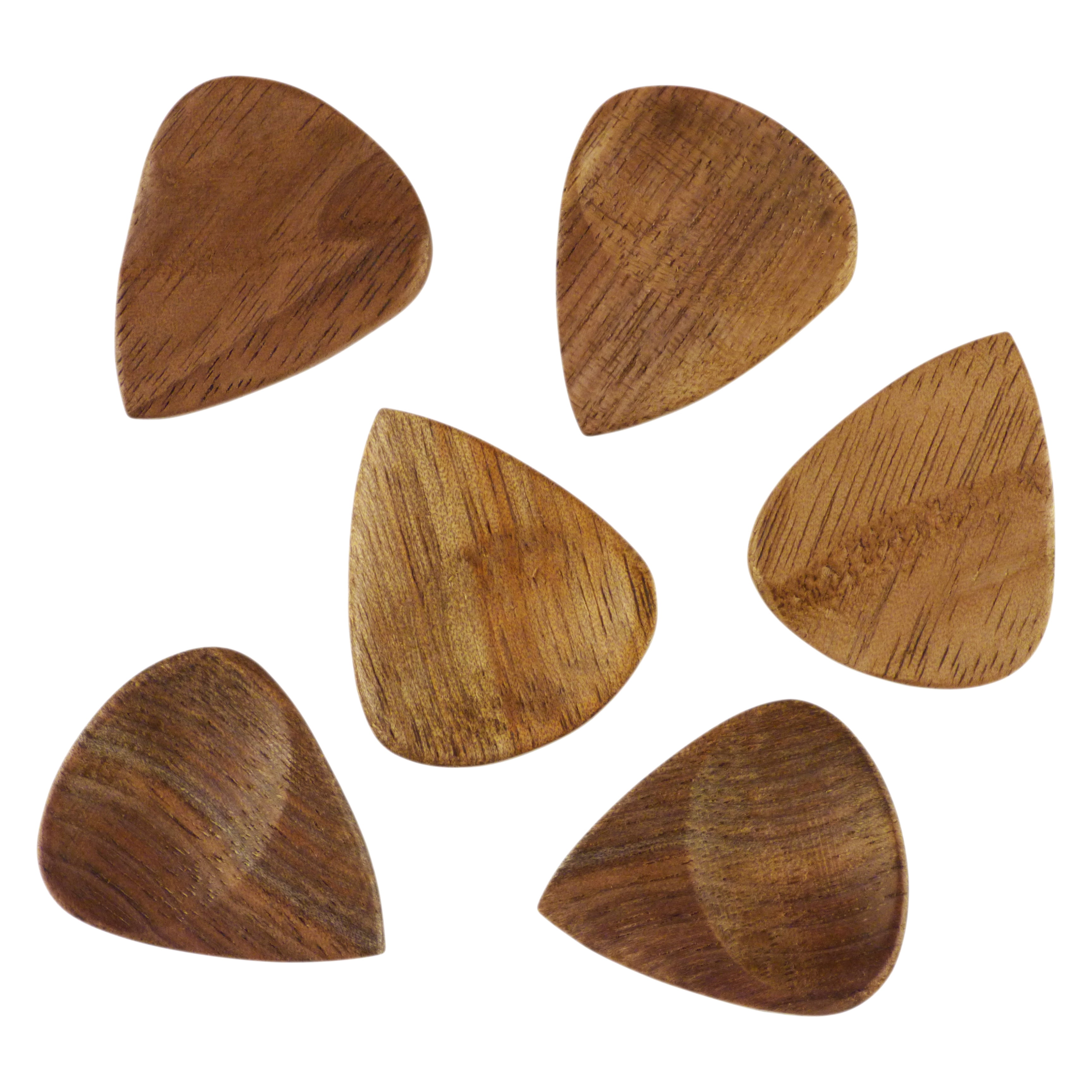 Exotic Plectrums - Walnut Wood Guitar Or Bass Pick - 3.0 mm Ultra Heavy ...