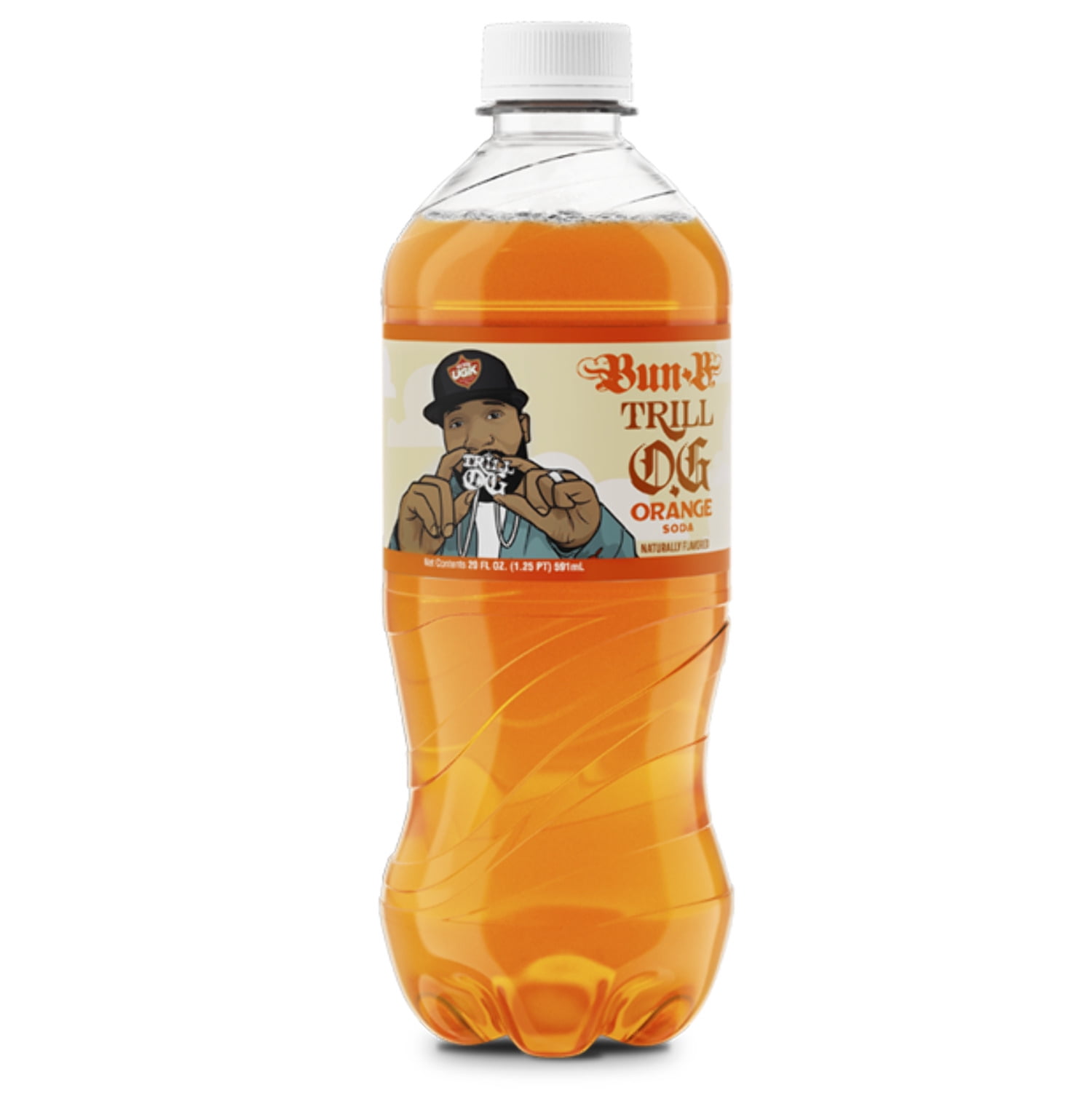 Exotic Pop Trill OG Bun B Orange Soda 20 oz. (6 pack) - Walmart.com