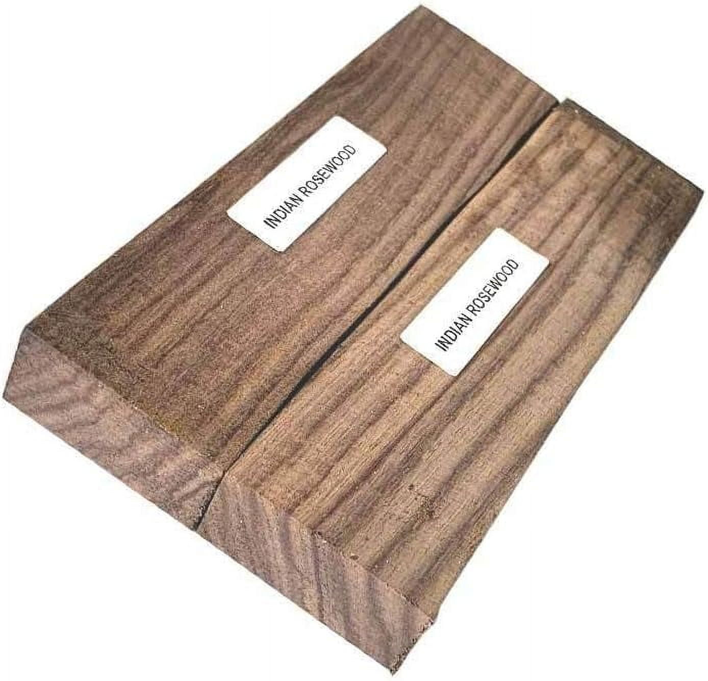 Exotic Rosewood Bookmatched Knife Blank/Tool Handle Sets with Size 5" x ...