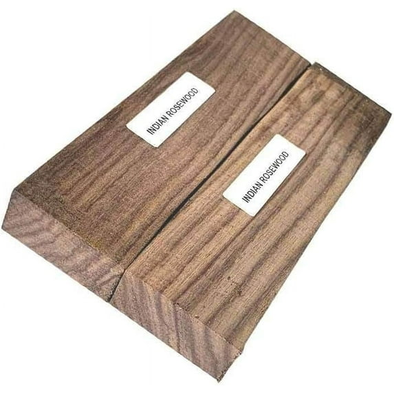 Exotic Rosewood Bookmatched Knife Blank/Tool Handle Sets with Size 5" x ...
