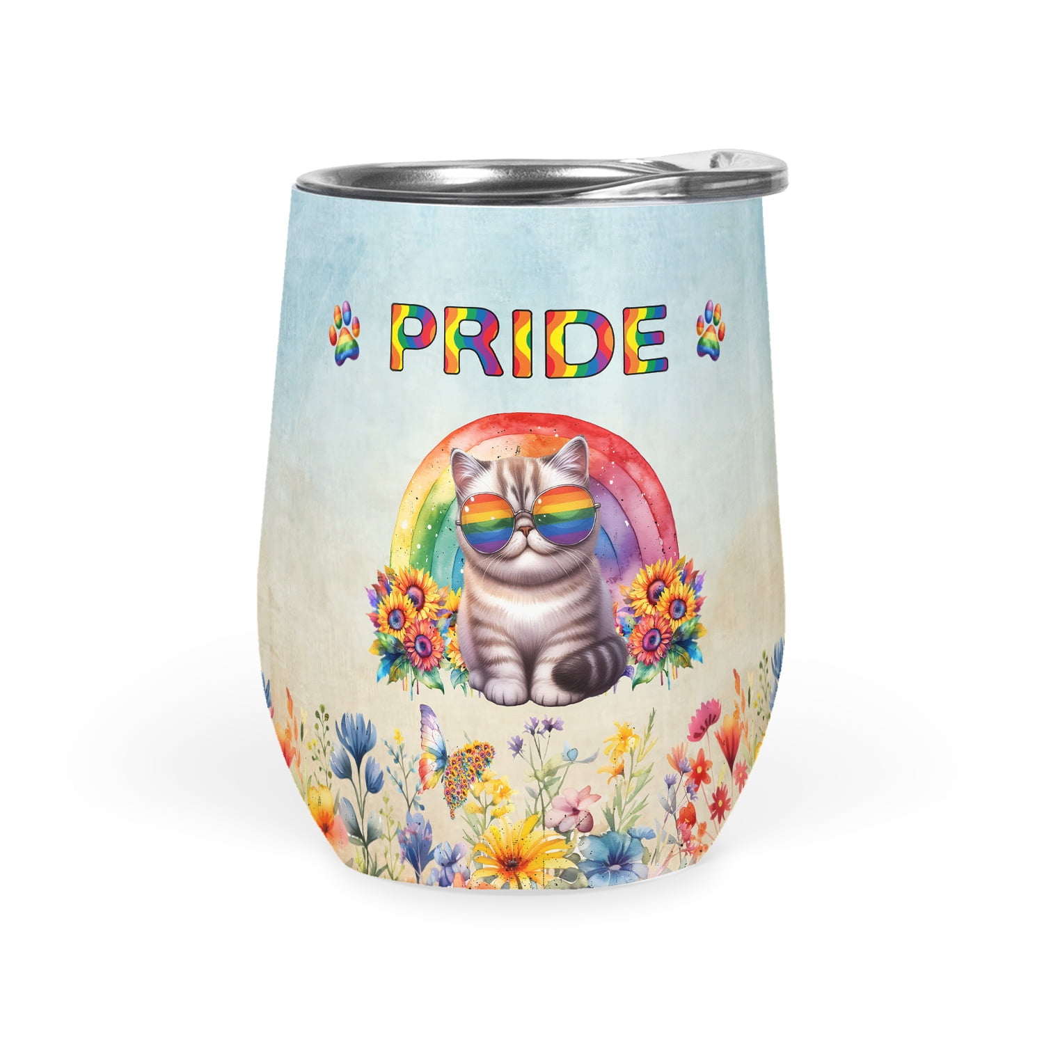 Exotic Shorthair Celebrates Rainbow Pride Month LGBT LGBTQ+ 12oz ...