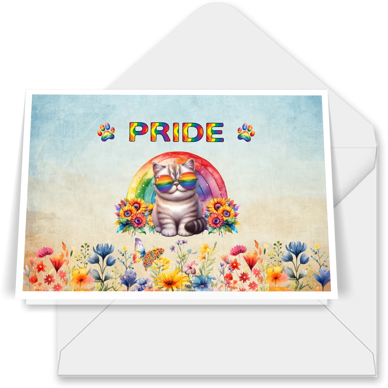 Exotic Shorthair Celebrates Rainbow Pride Month LGBT LGBTQ+ 7x5in ...