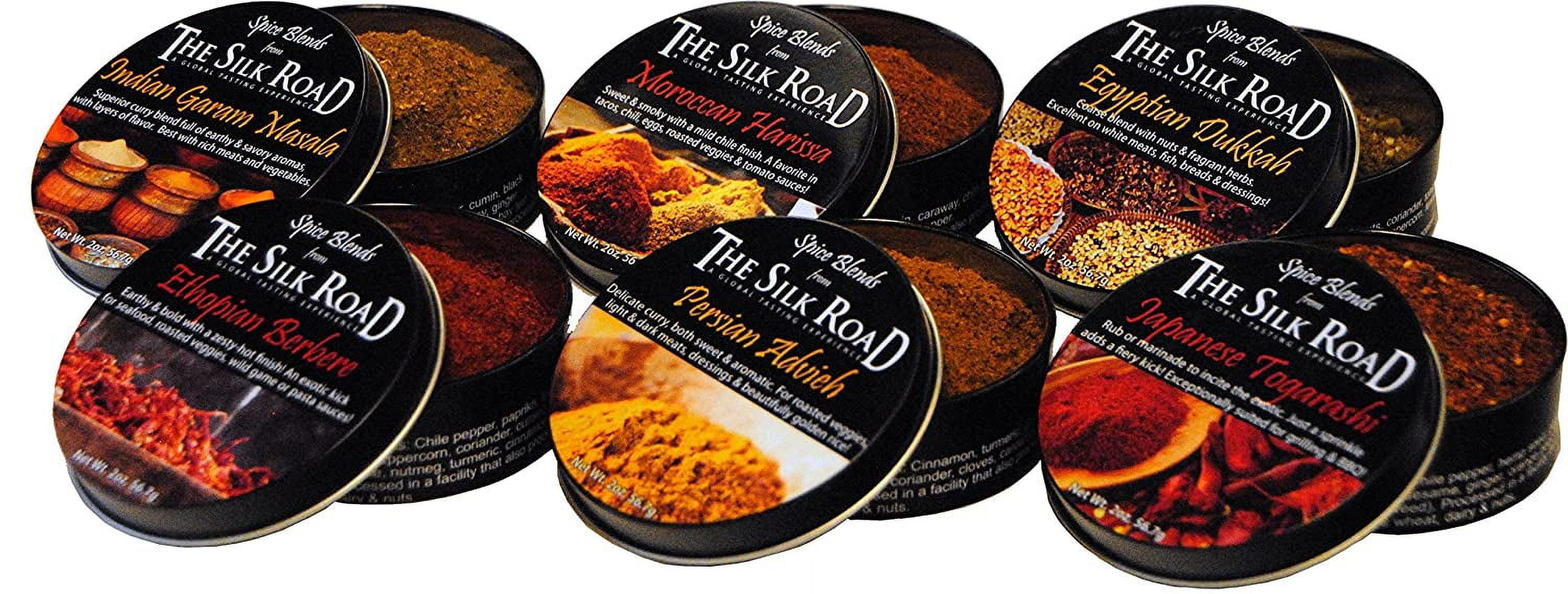 Exotic Spice Blends 6-Pack Gift Set from The Silk Road Restaurant, No ...
