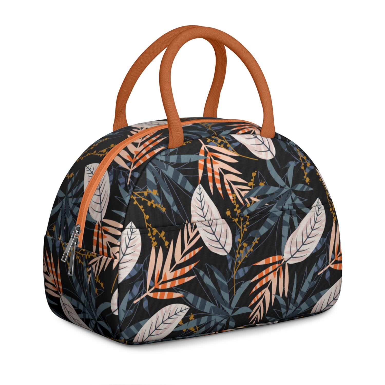 Exotic Tropical Leaf Lunch Bag – Hawaiian Aloha Floral Design, Spacious ...