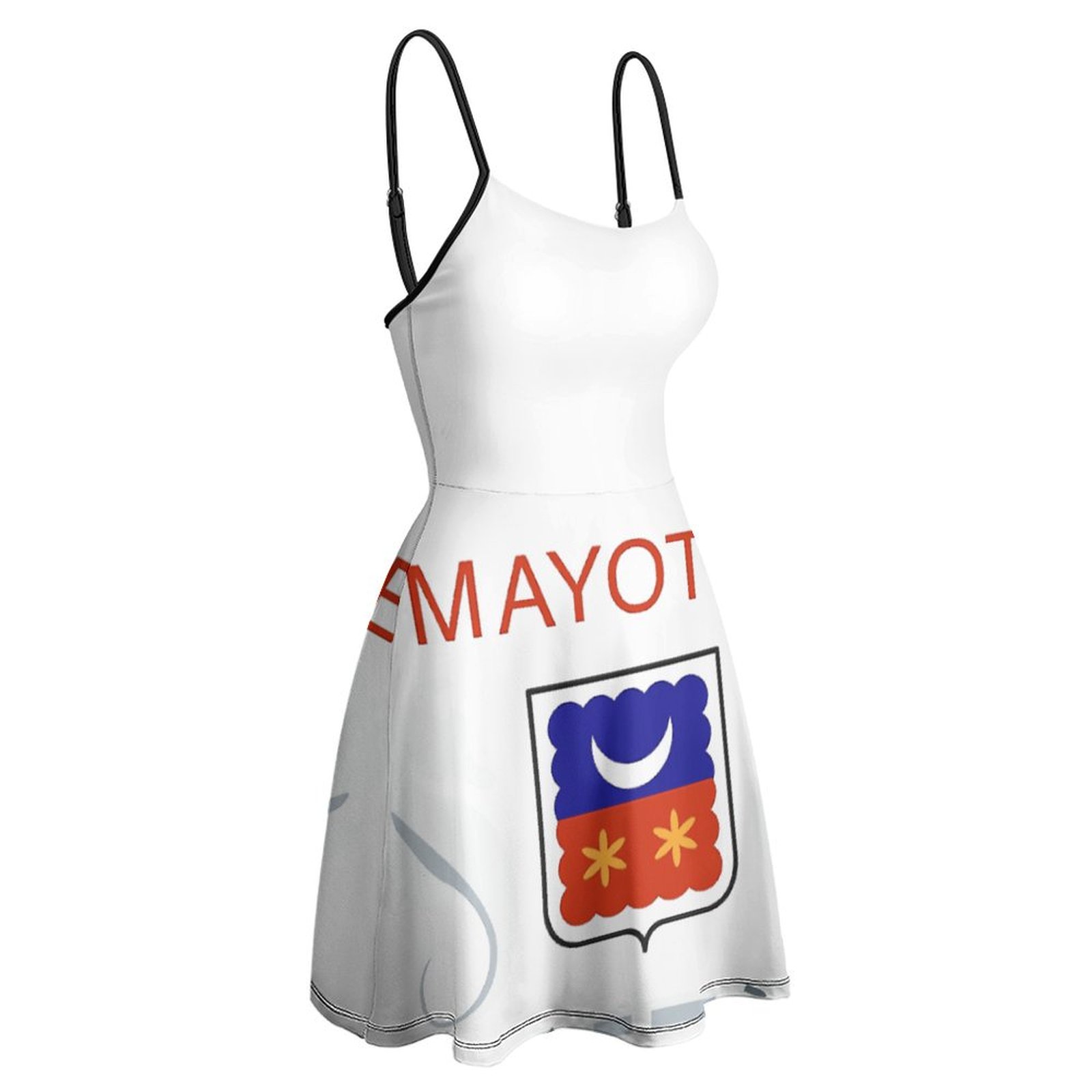 Exotic Woman's Gown Suspender Dress Panromantic Asexual Flag Women's ...