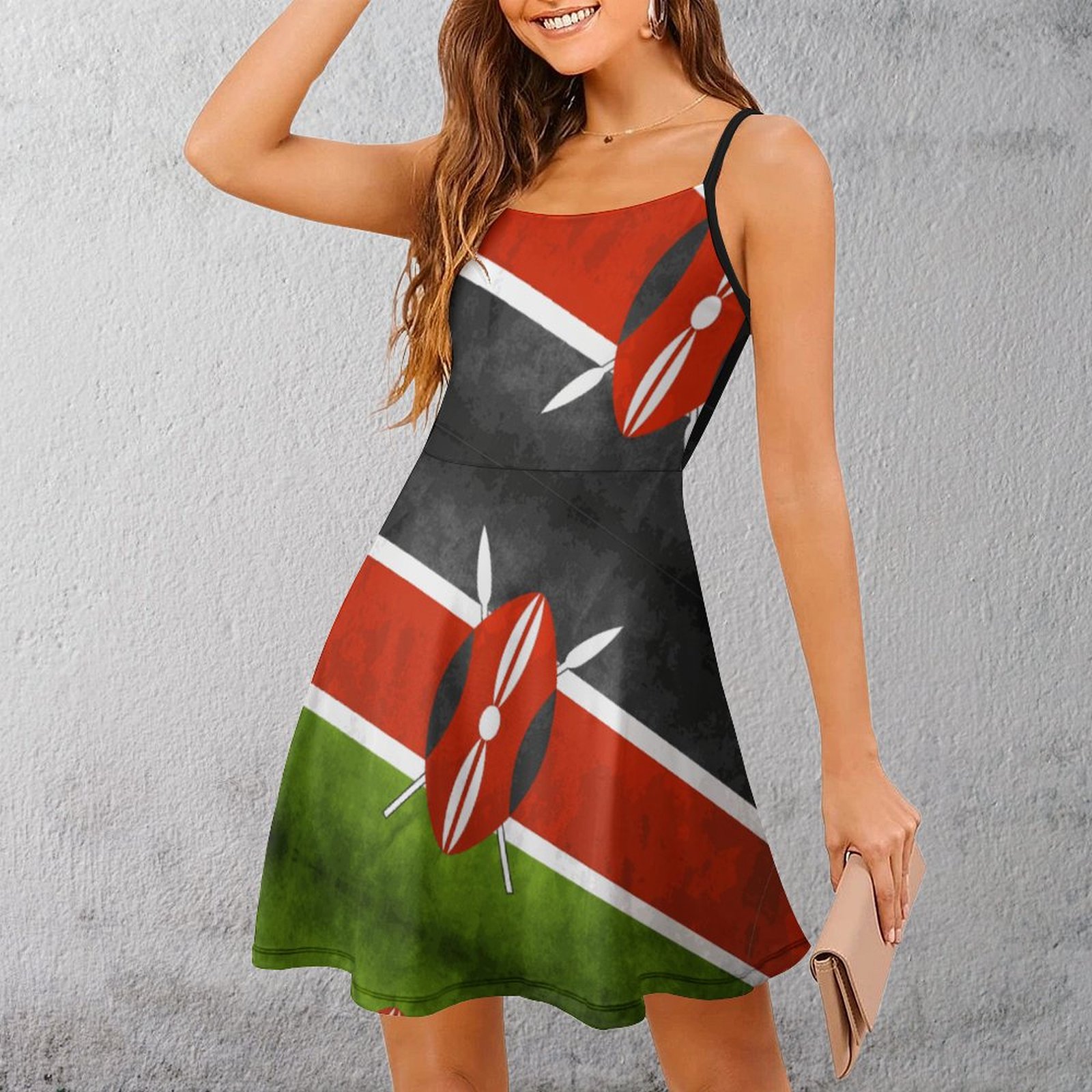 Exotic Woman's Gown The Dress Kenya Kenyan Flag National Flag of Kenya ...