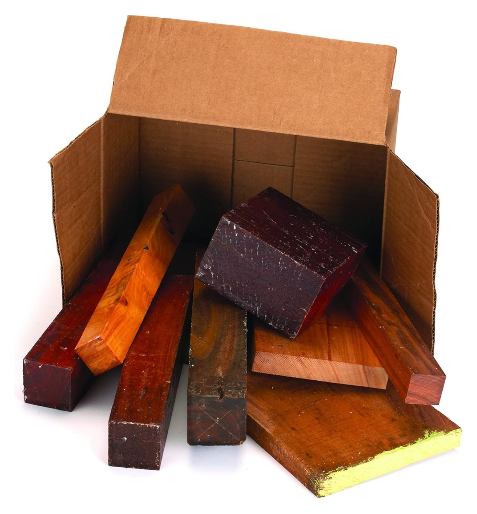 Exotic Wood Cut-Offs 10-Pound Box - Walmart.com