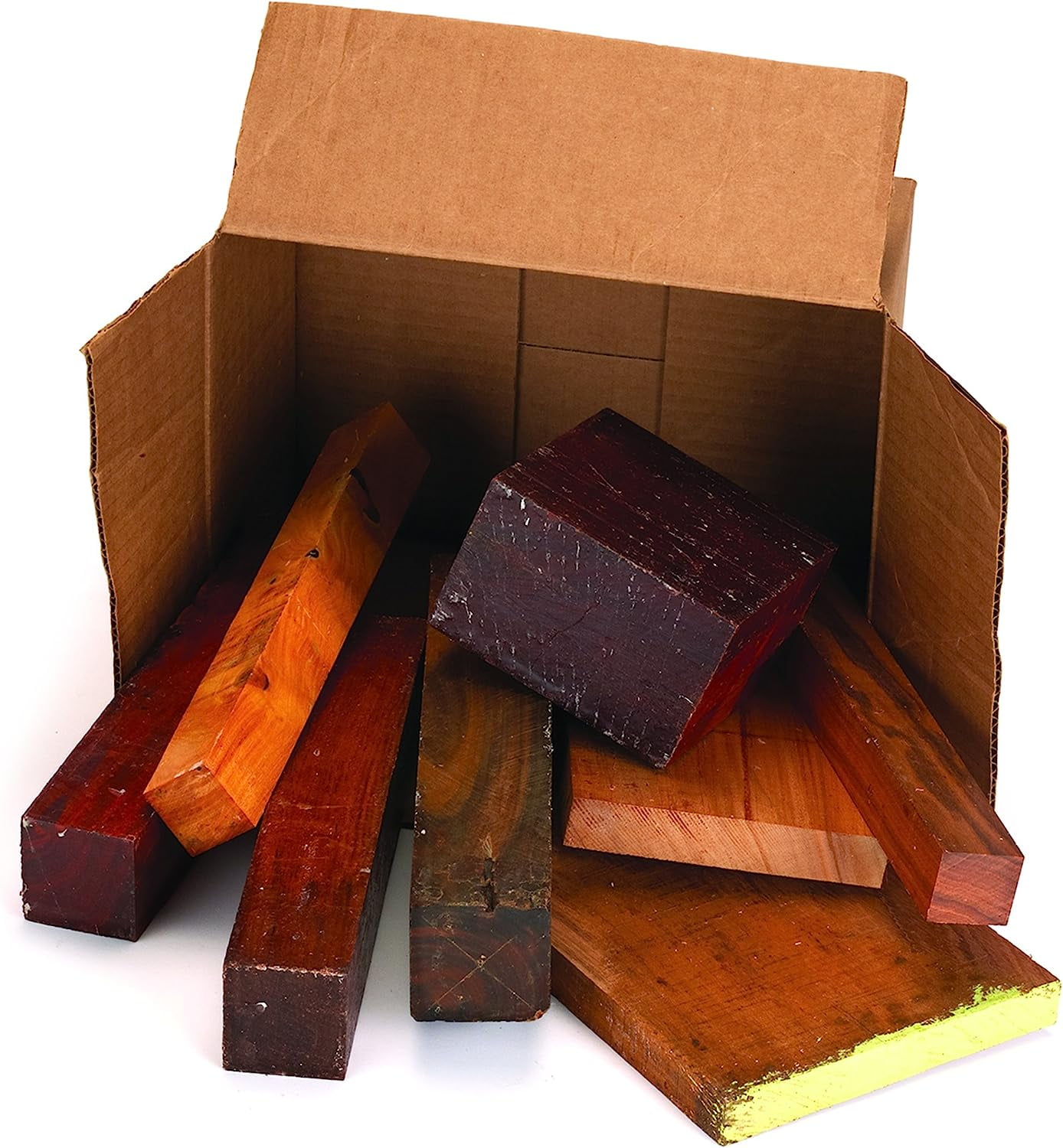 Exotic Wood Cut-Offs 10-Pound Box - Walmart.com