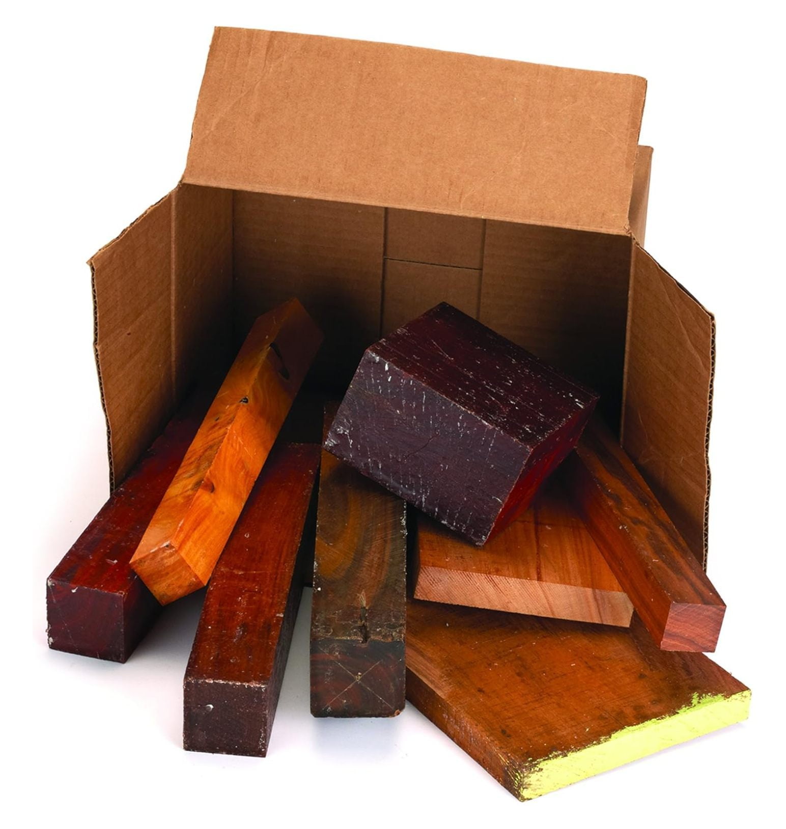 Exotic Wood Cut-Offs 10-Pound Box - Walmart.com