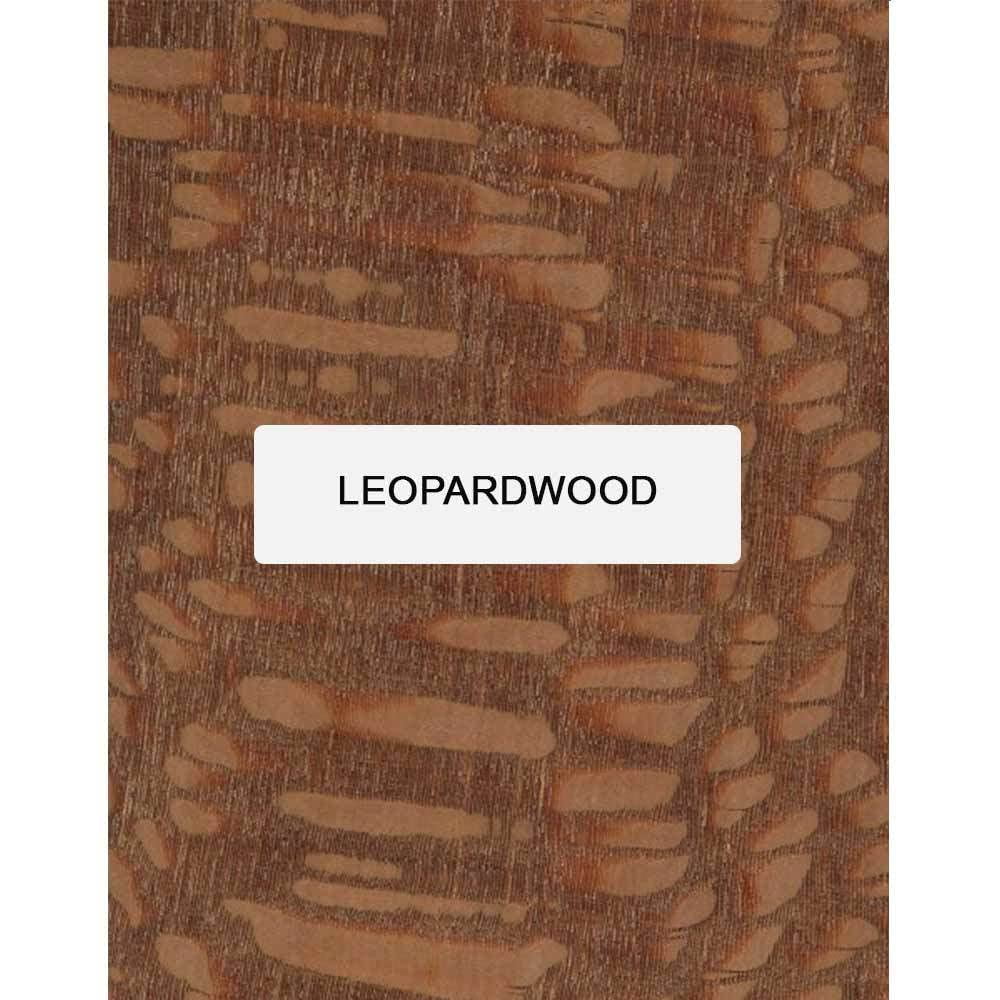 Exotic Wood Zone | Combo Pack of 5 Thin Stock Lumber Leopardwood | 1/8 ...