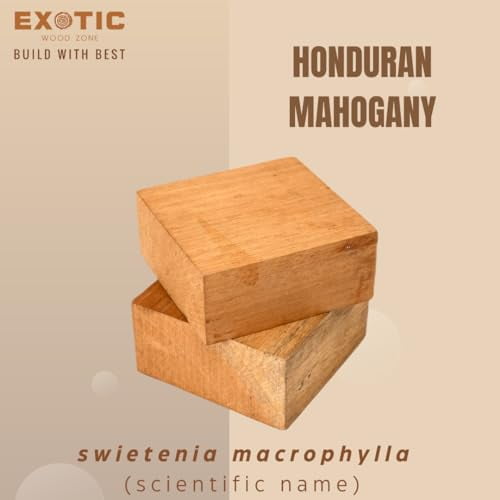 Exotic Wood Zone Fijian Plantation Honduran Mahogany Bowl Blanks 6" x 6 ...