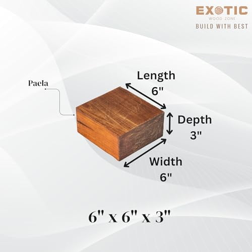 Exotic Wood Zone Paela/Chakte Unfinished Wood Bowl Blanks Kiln Dried ...