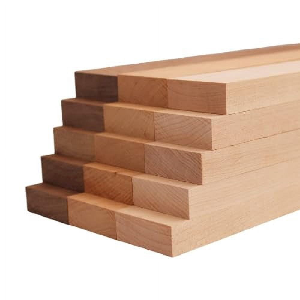 Exotic Wood Zone Variety Pack - 5 Walnut, 5 Maple, 5 Cherry Hardwood ...