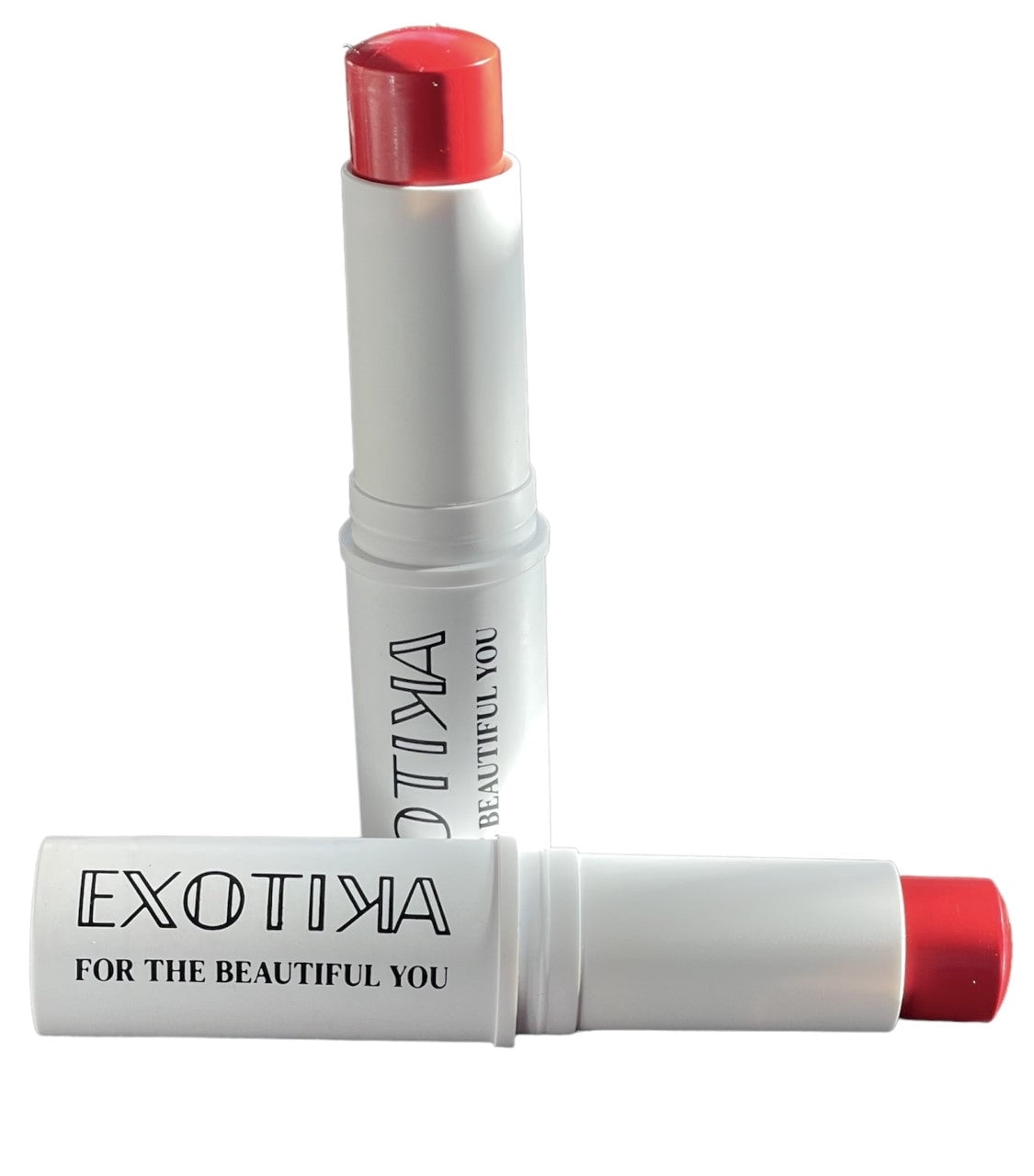 Exotika Beauty Red Cream Stick Blush Solid Stick for Lips, Cheeks, and ...