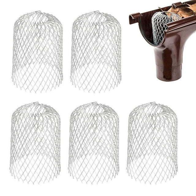 Expand Aluminum Gutter Guard Strainer Filter Downspout Guards Sturdy ...