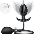 Expand Inflatable Anal Plug Oversized Enema Training Butt Plug Anal Sex Toy For Men Women