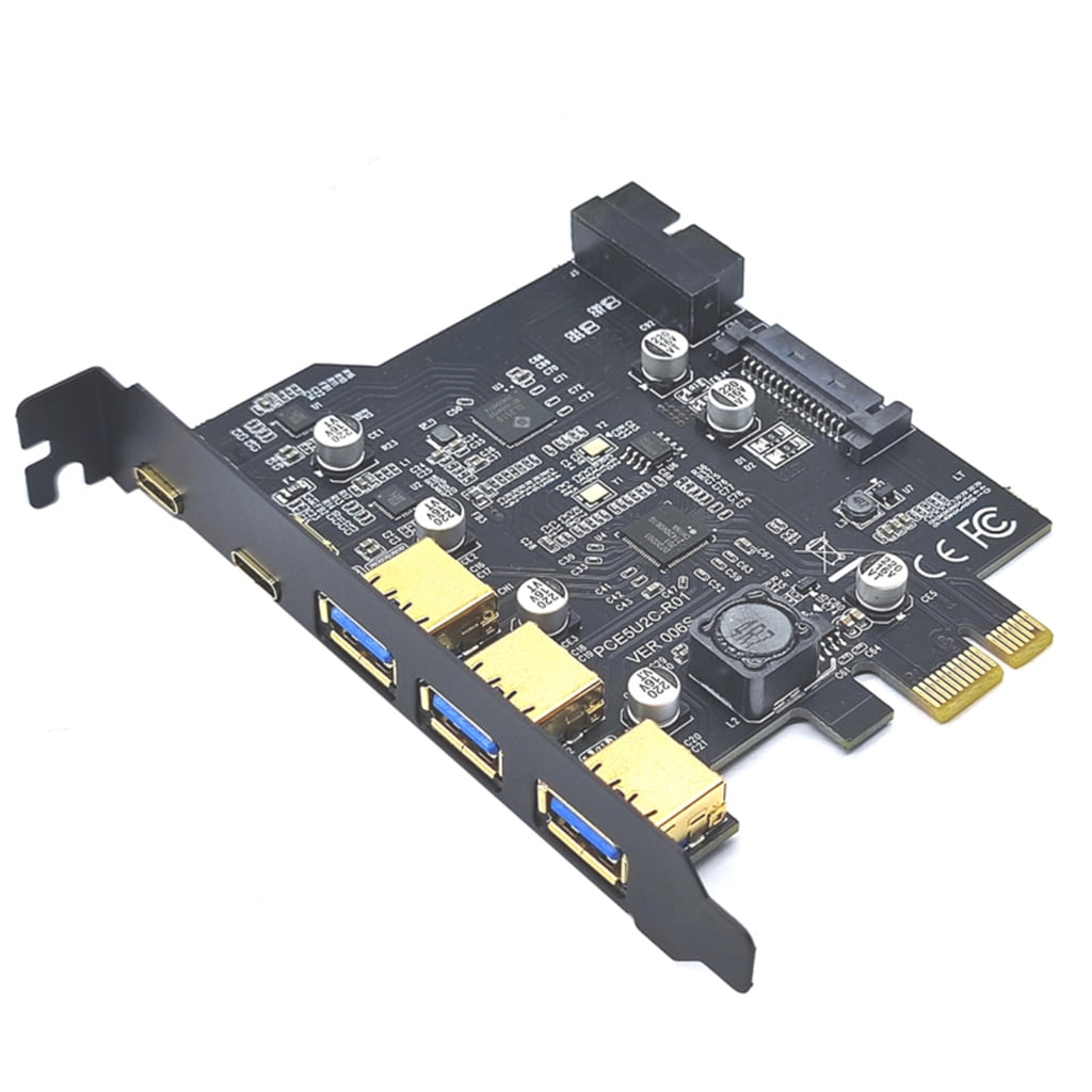 Expand Your Computer's Ports with USB 3.2 Gen2 Type C PCIE Card Hub ...