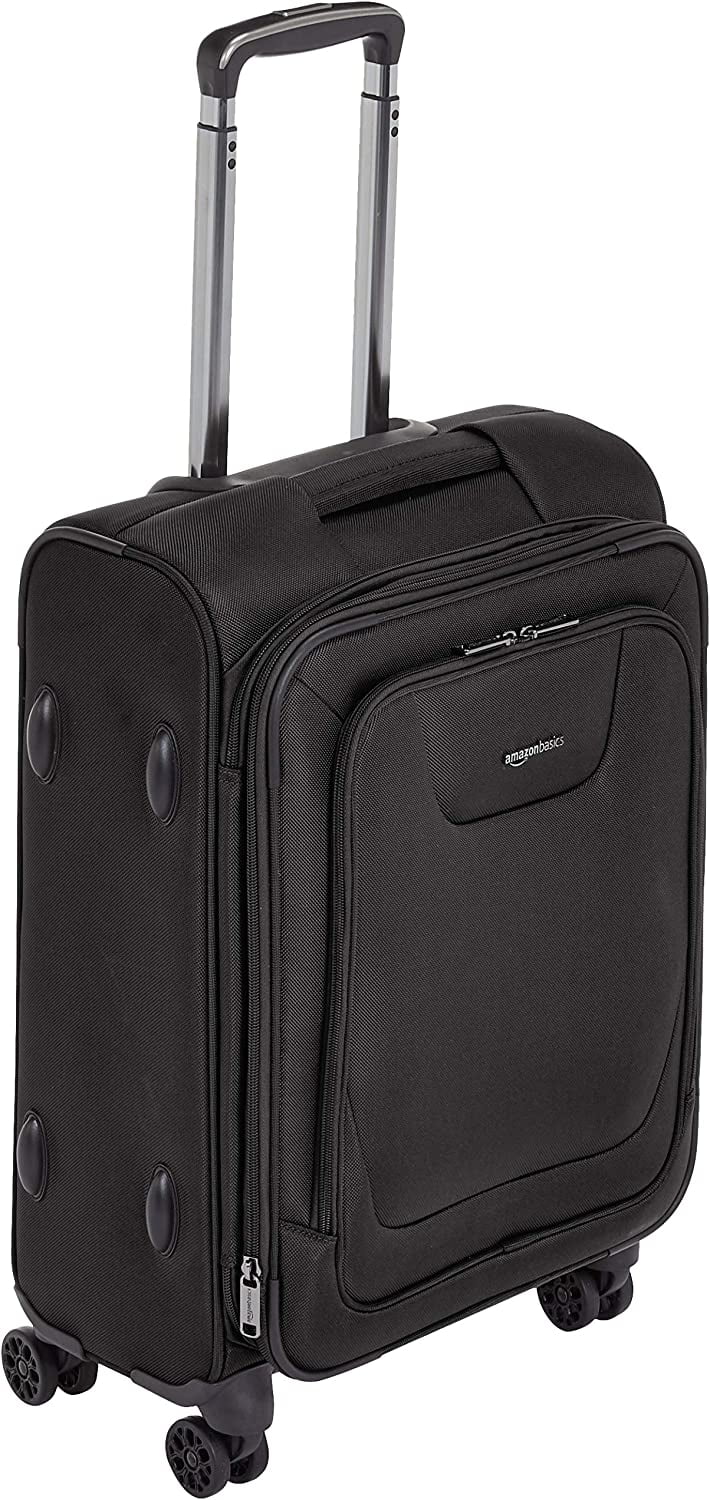 Expandable 23-inch Softside Luggage with TSA Lock, 4 Double-Wheeled ...